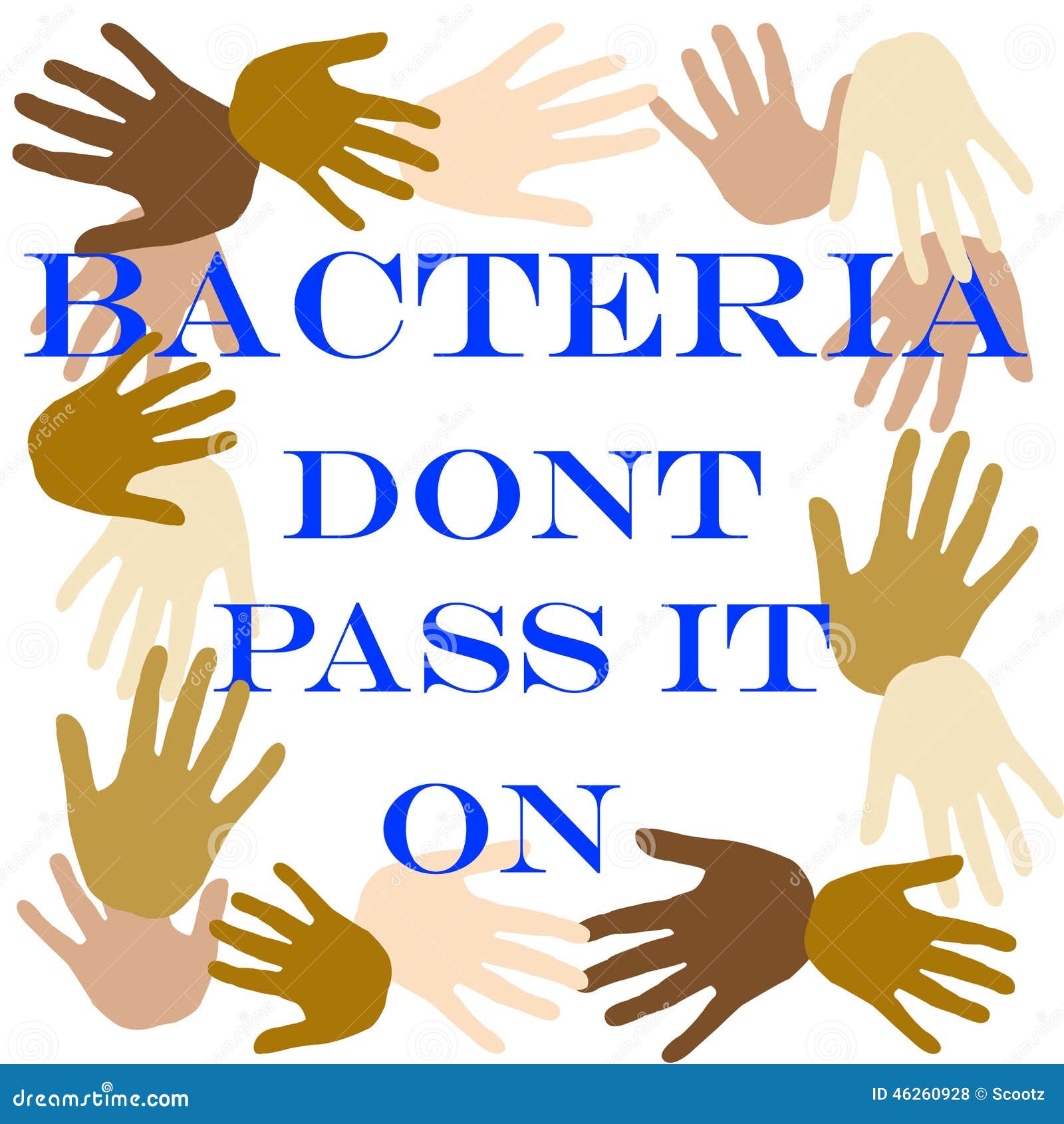Beat bacteria stock illustration. Illustration of hands - 46260928