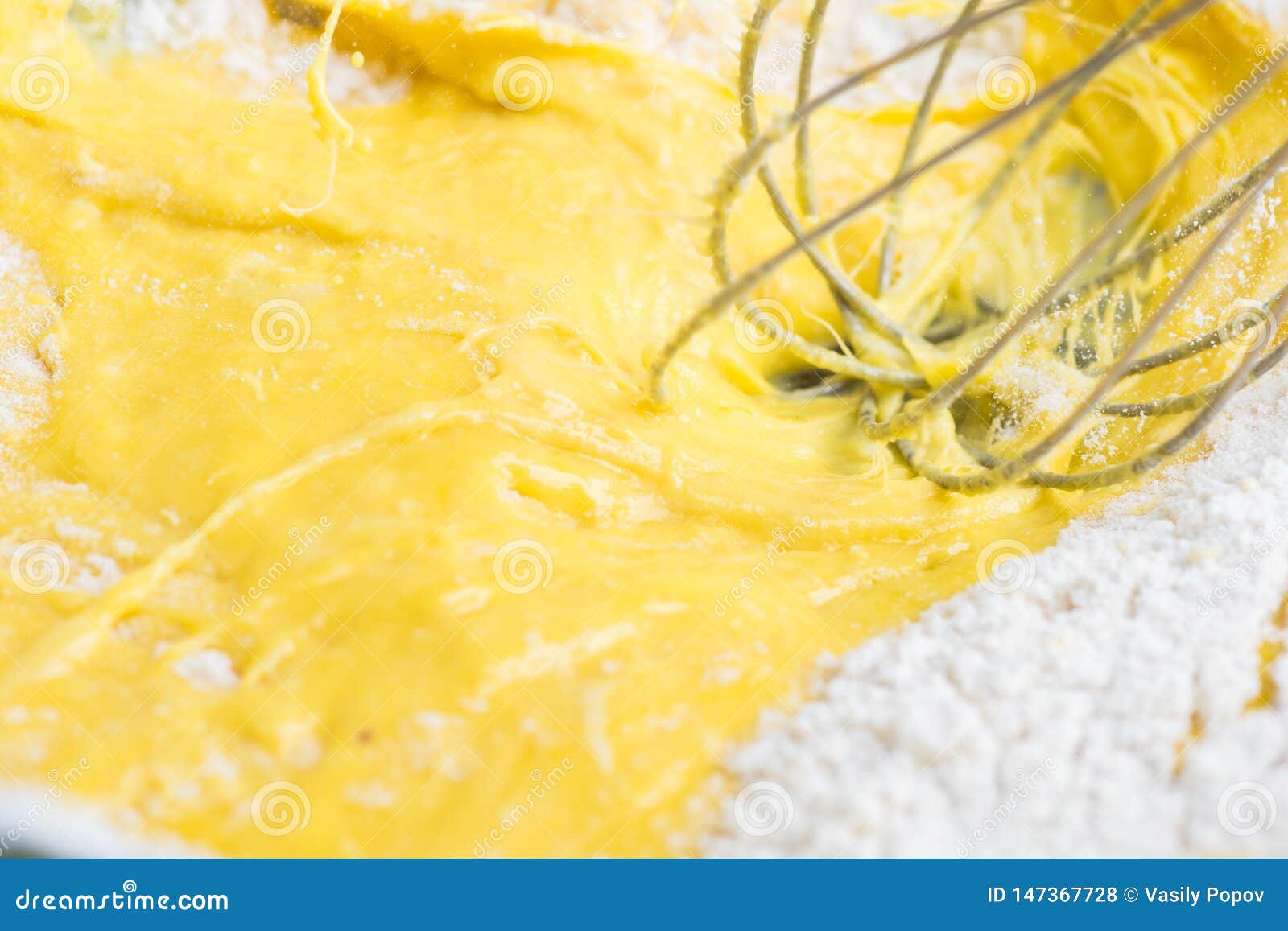 Beat the Batter with a Mixer, Spray and Flour Fly Stock Photo - Image ...