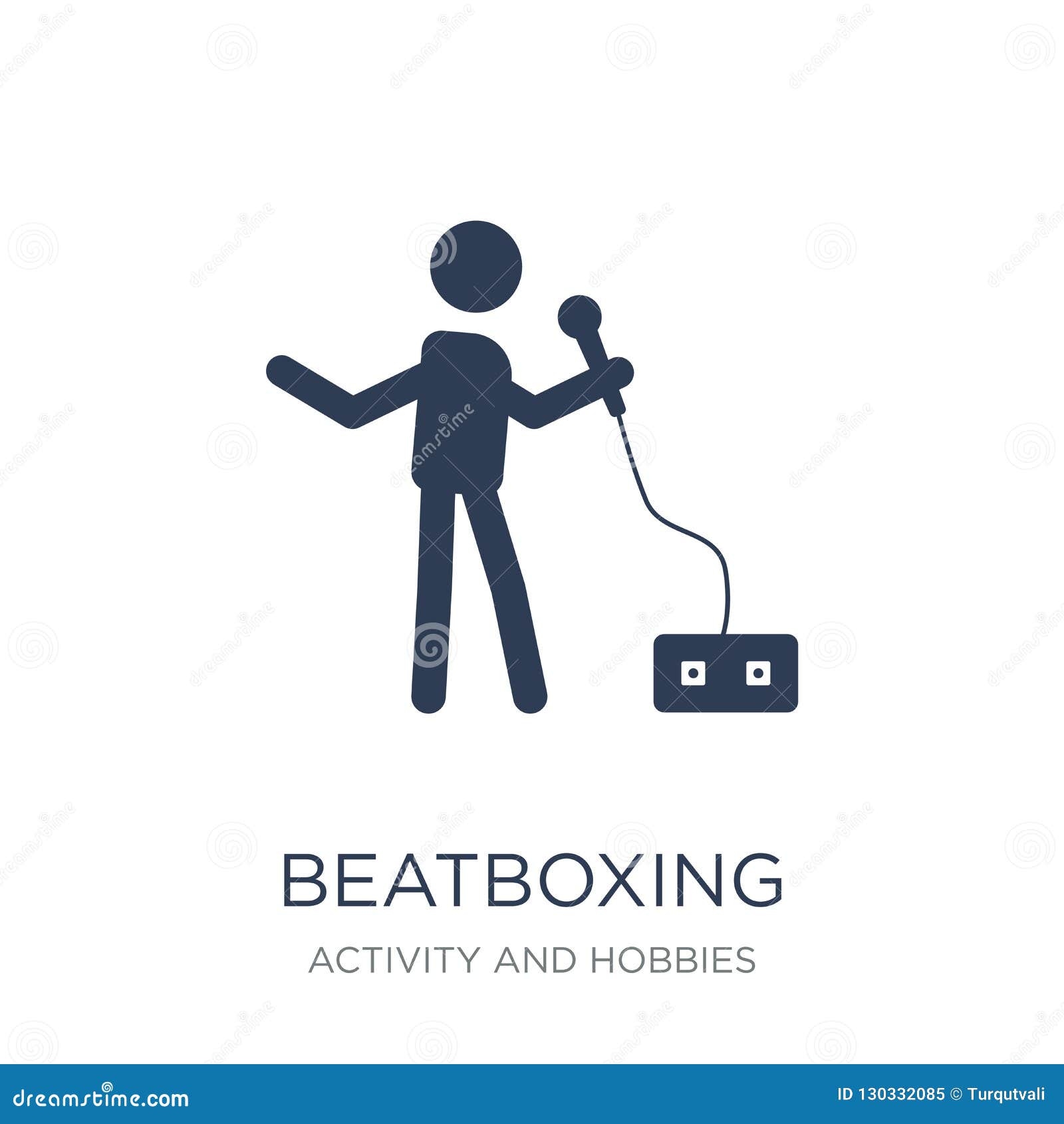 Beatboxing Icon From Hobbies Collection. Simple Line Element Beatboxing ...