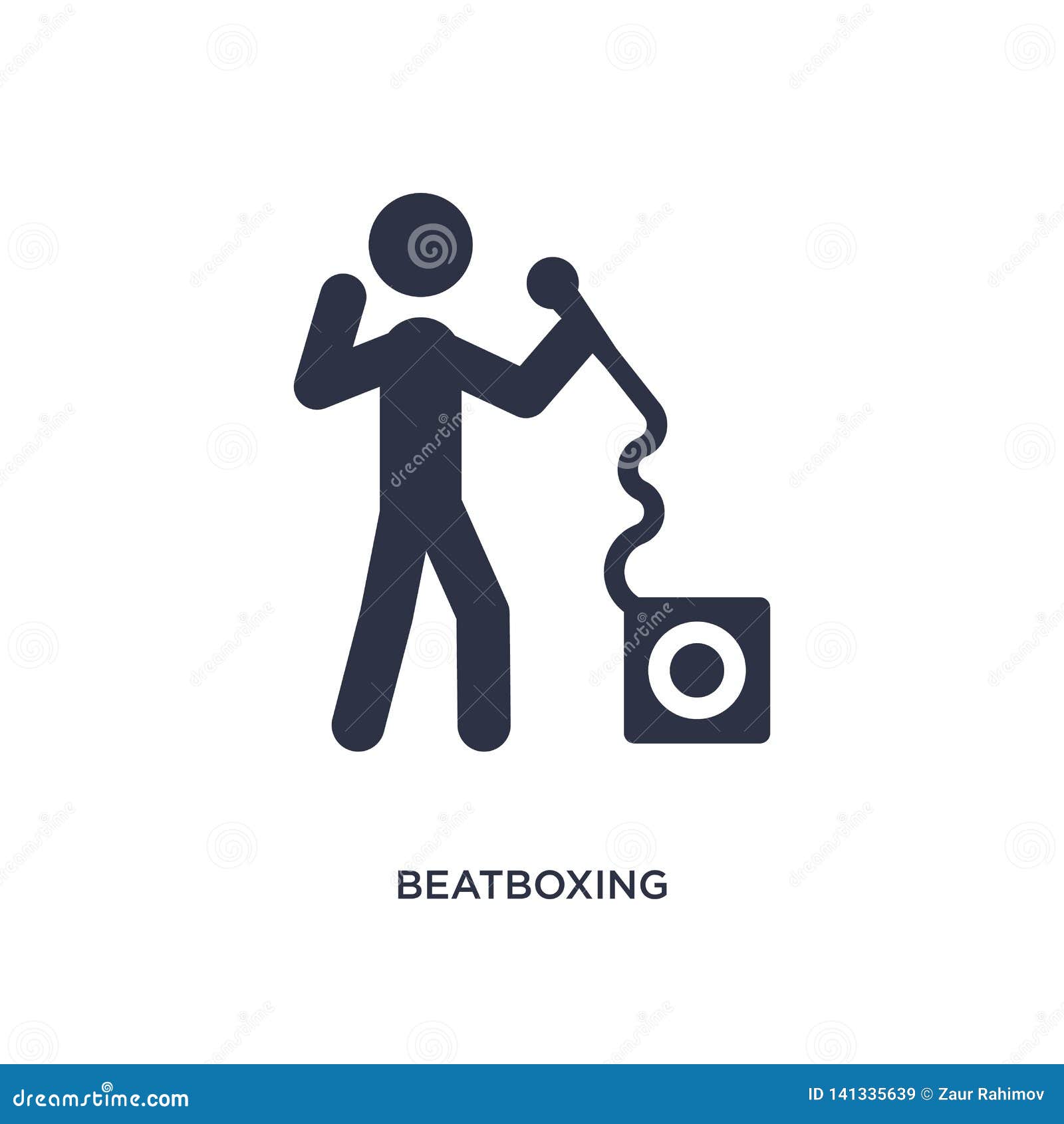 Beatboxing Icon From Hobbies Collection. Simple Line Element Beatboxing ...
