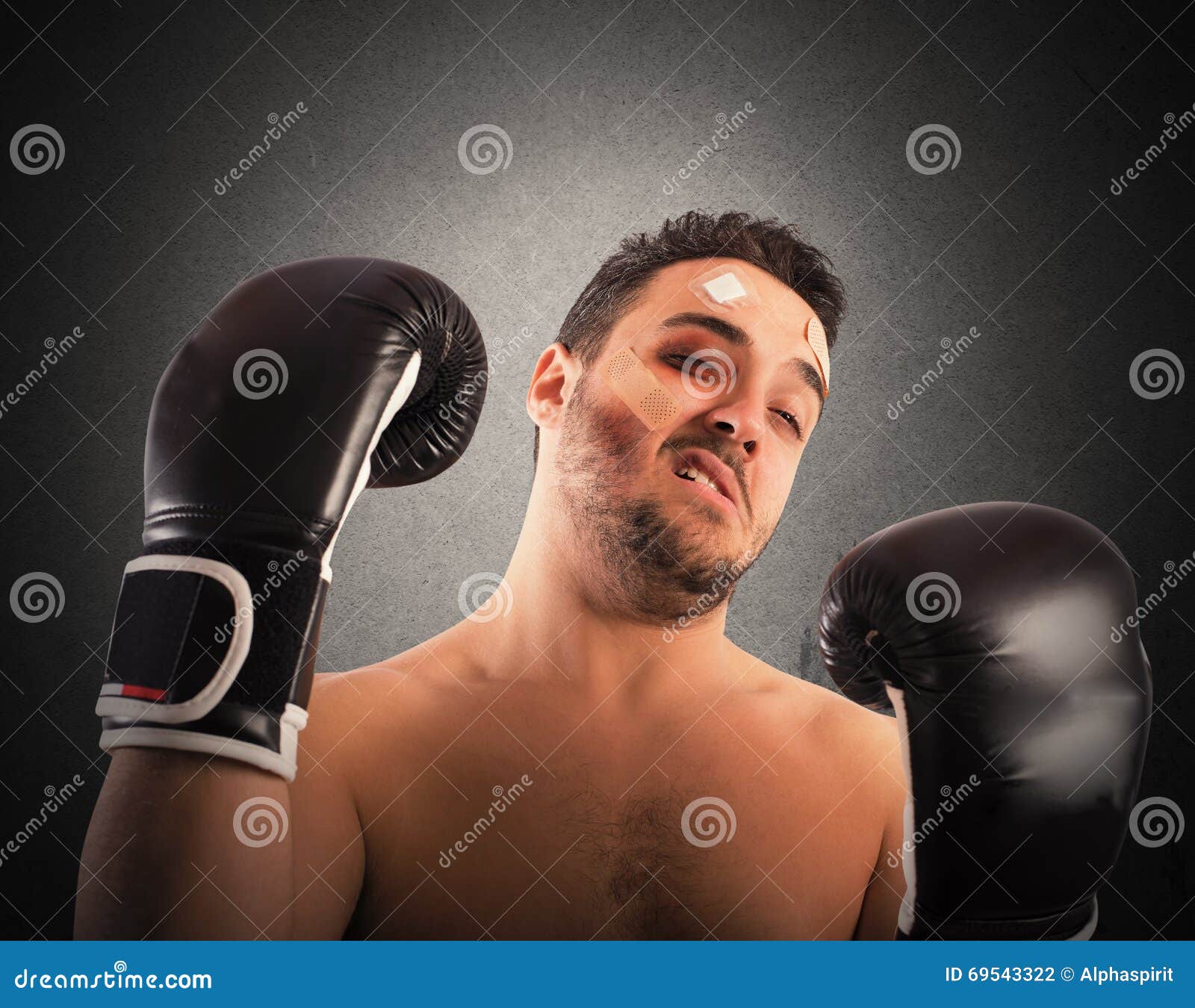 Beaten boxer stock photo. Image of fearful, scream, powerless - 69543322