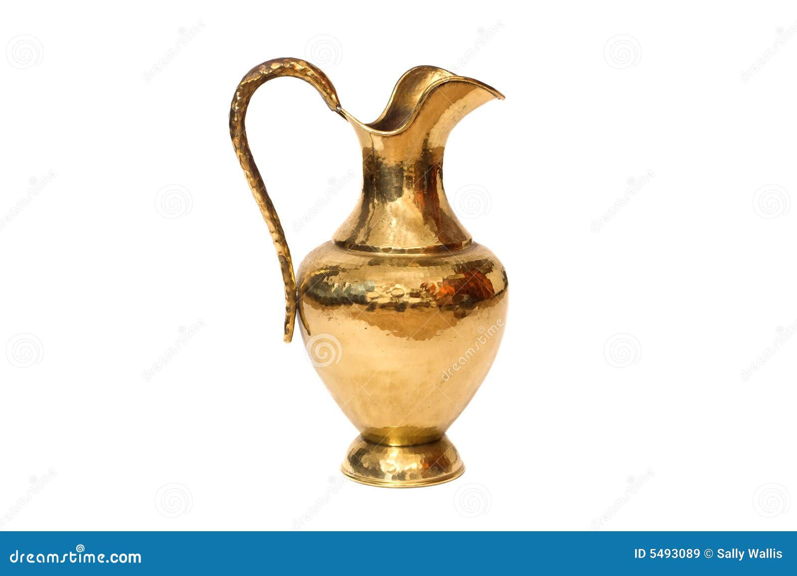 Beaten Metal Jug stock image. Image of metal, beaten, amphora - 5493089