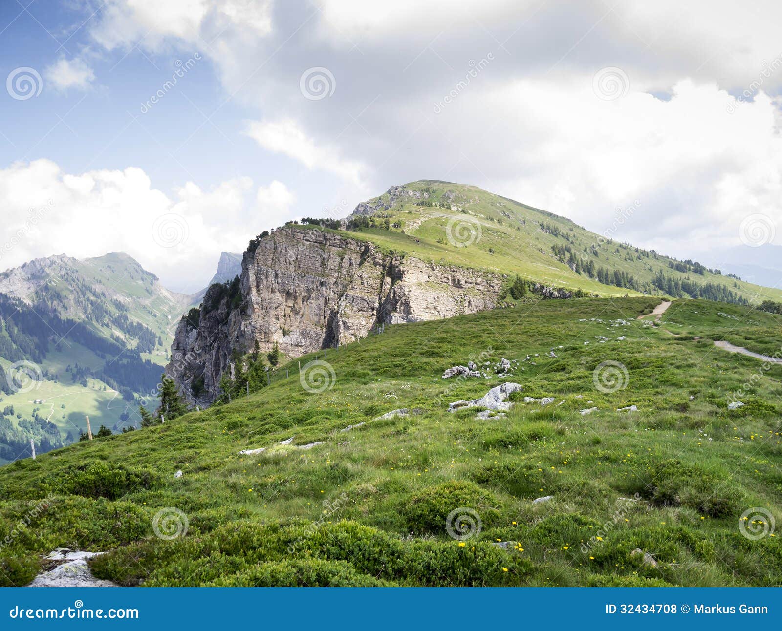 Beatenberg Swiss stock photo. Image of mountain, natural - 32434708