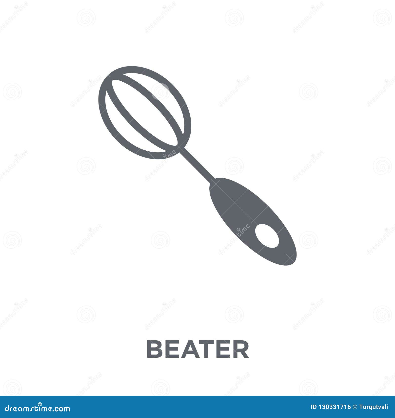 Beater Icon from Kitchen Collection. Stock Vector - Illustration of ...