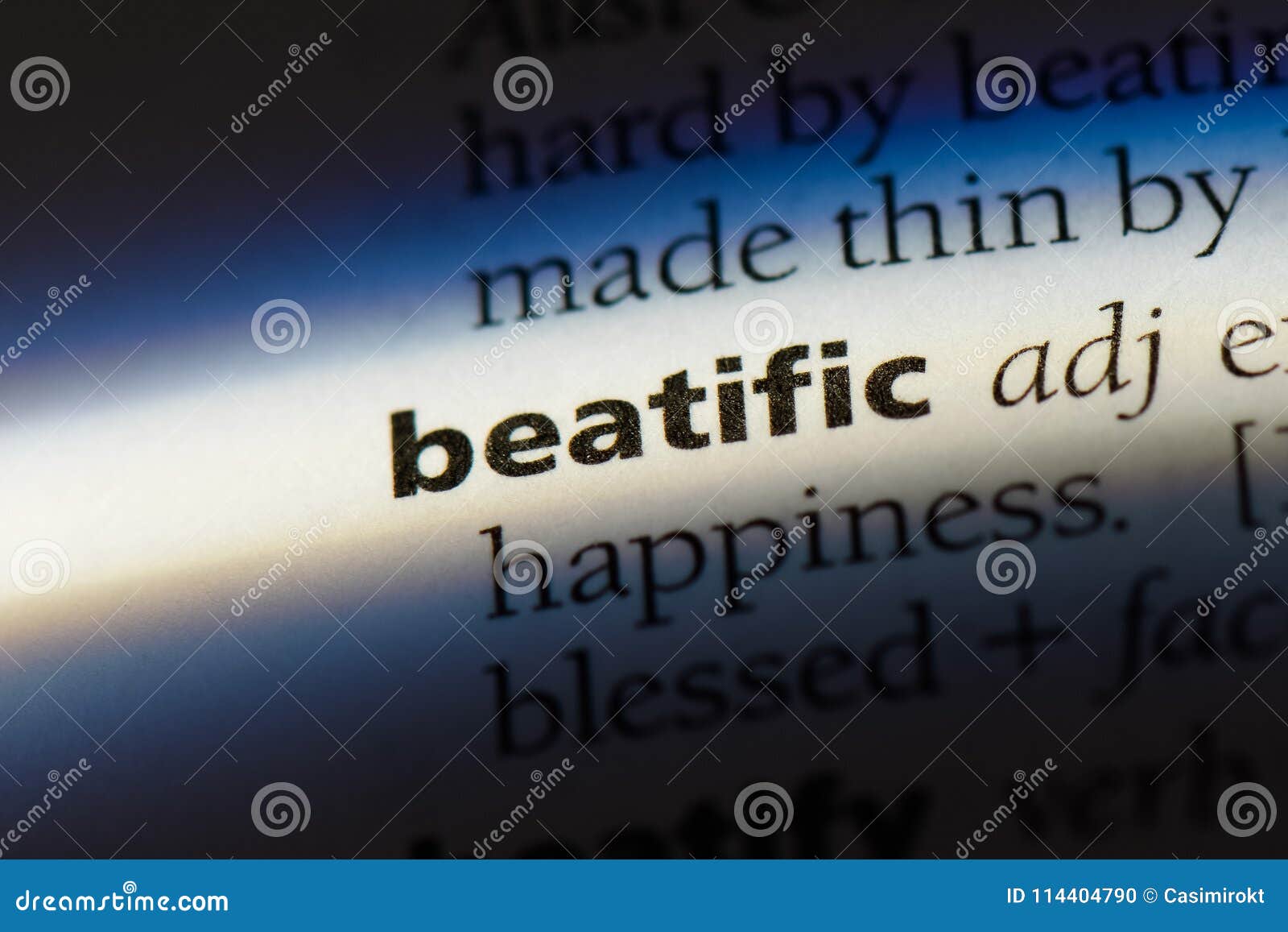 Beatific fotografia stock. Immagine di scrittura, dizionario - 114404790