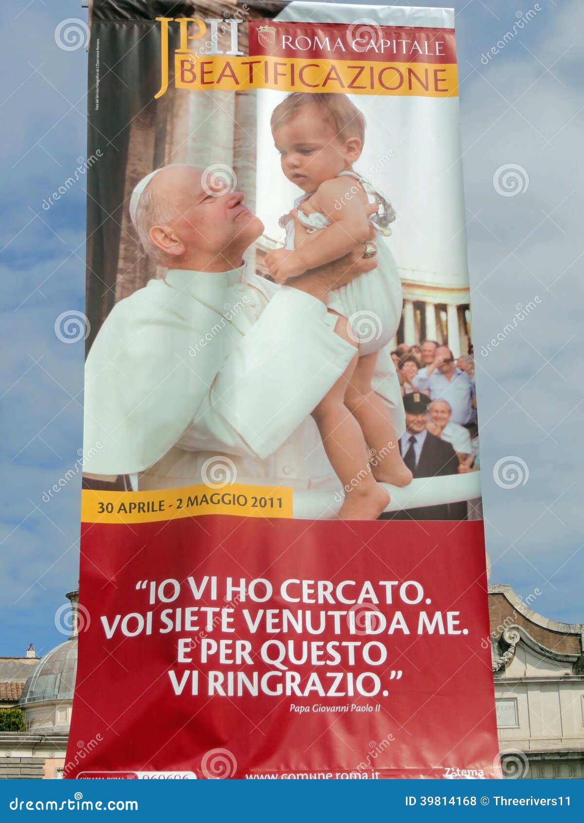 Beatification of Pope John Paul II Editorial Stock Photo - Image of ...