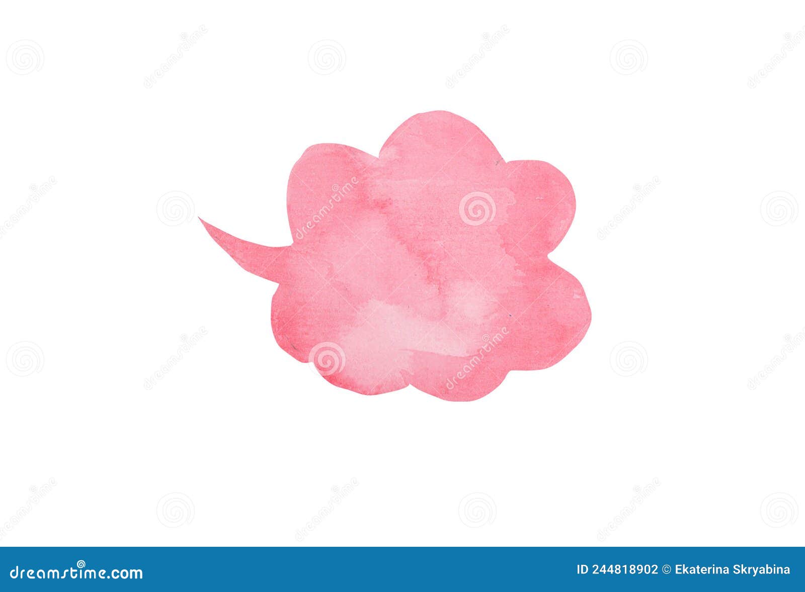 Beatiful Big Callout Figure Cloud Stock Illustration - Illustration of ...