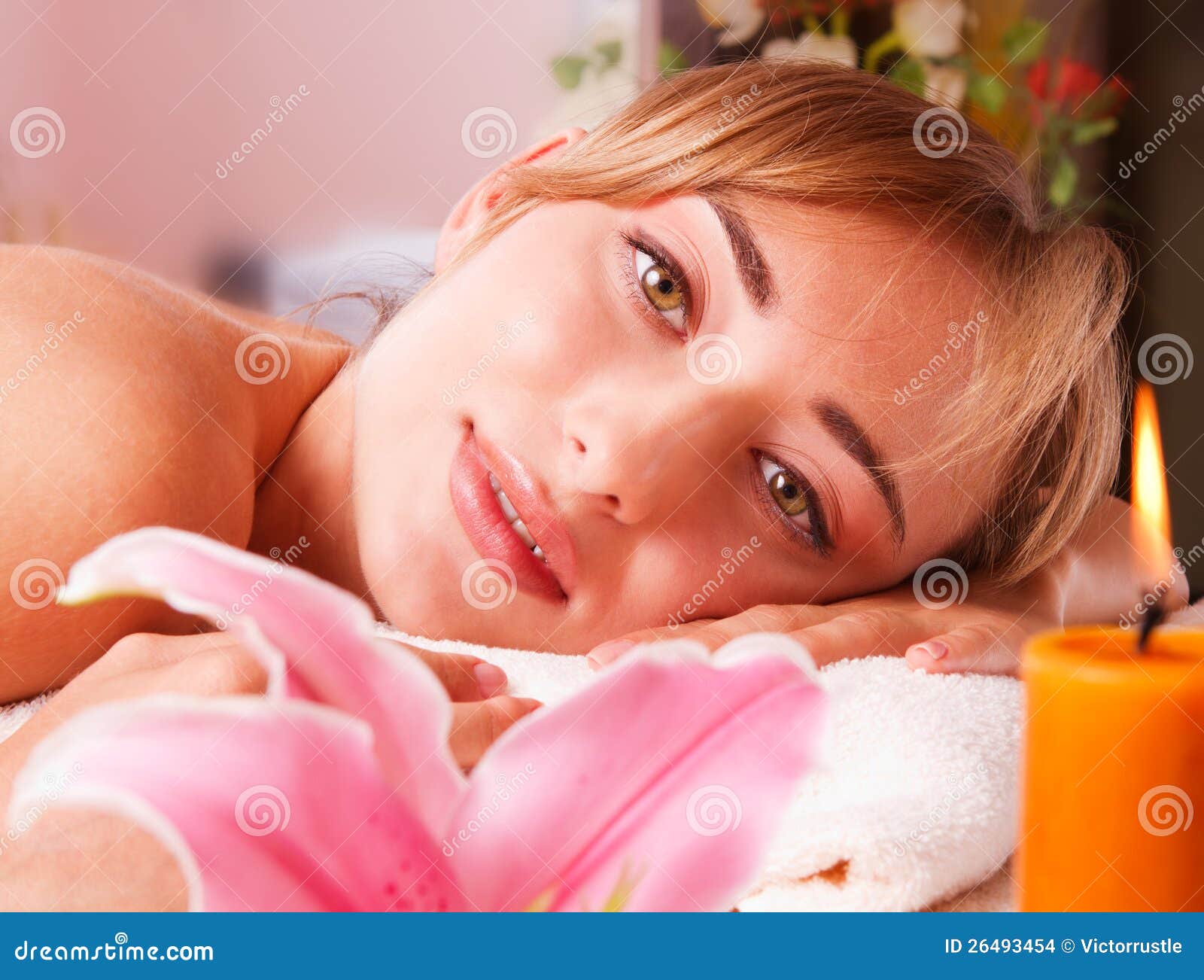 Beatiful Women Relax in Spa Stock Photo - Image of people, serene: 26493454