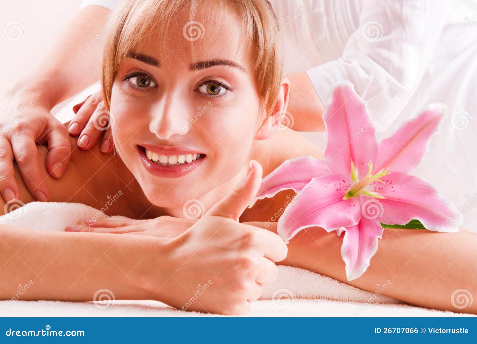 Beatiful Women Relax in Spa Stock Photo - Image of head, relax: 26707066