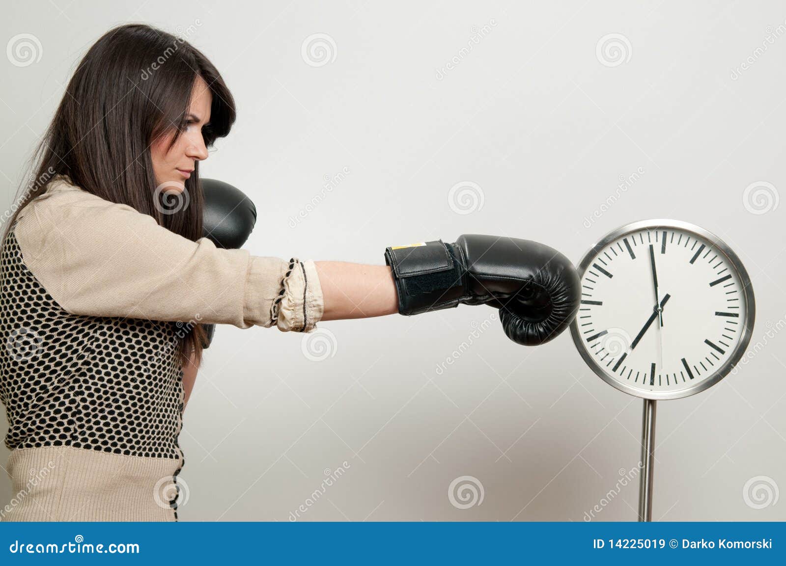 Beating the clock stock image. Image of time, concept - 14225019