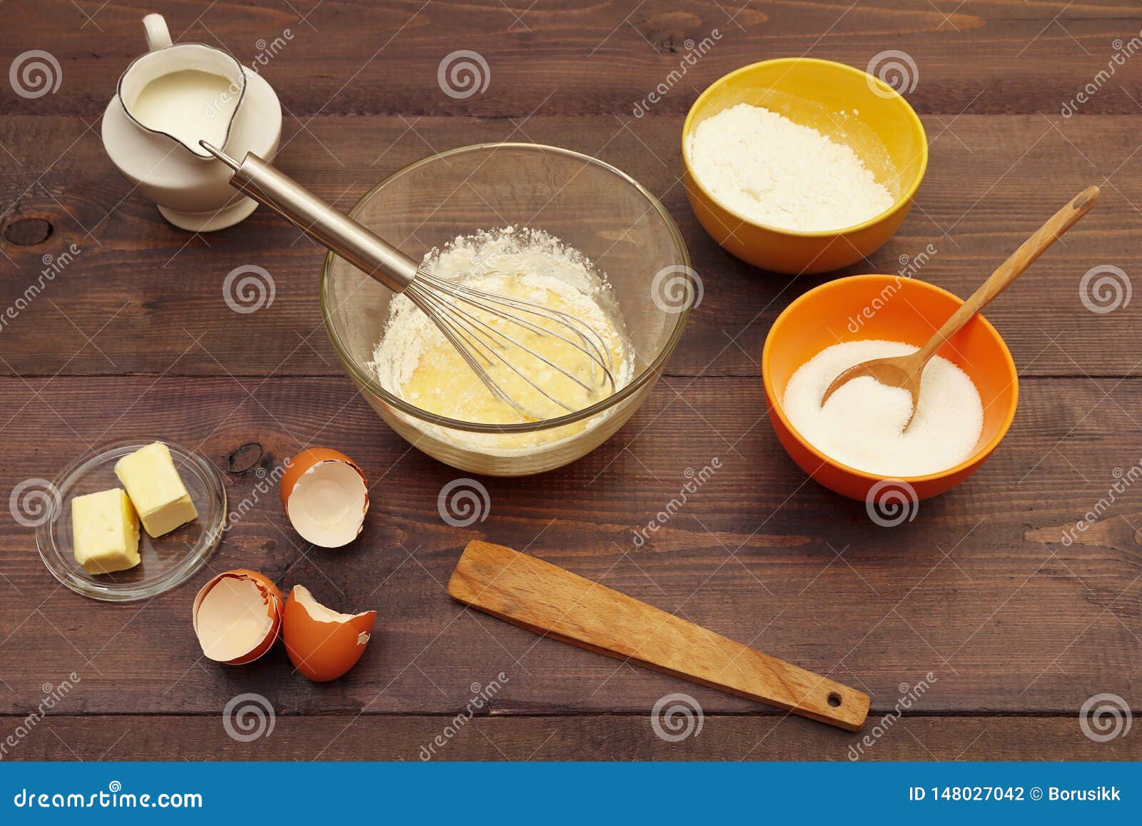 Beating Bread Dough Royalty-Free Stock Photography | CartoonDealer.com ...