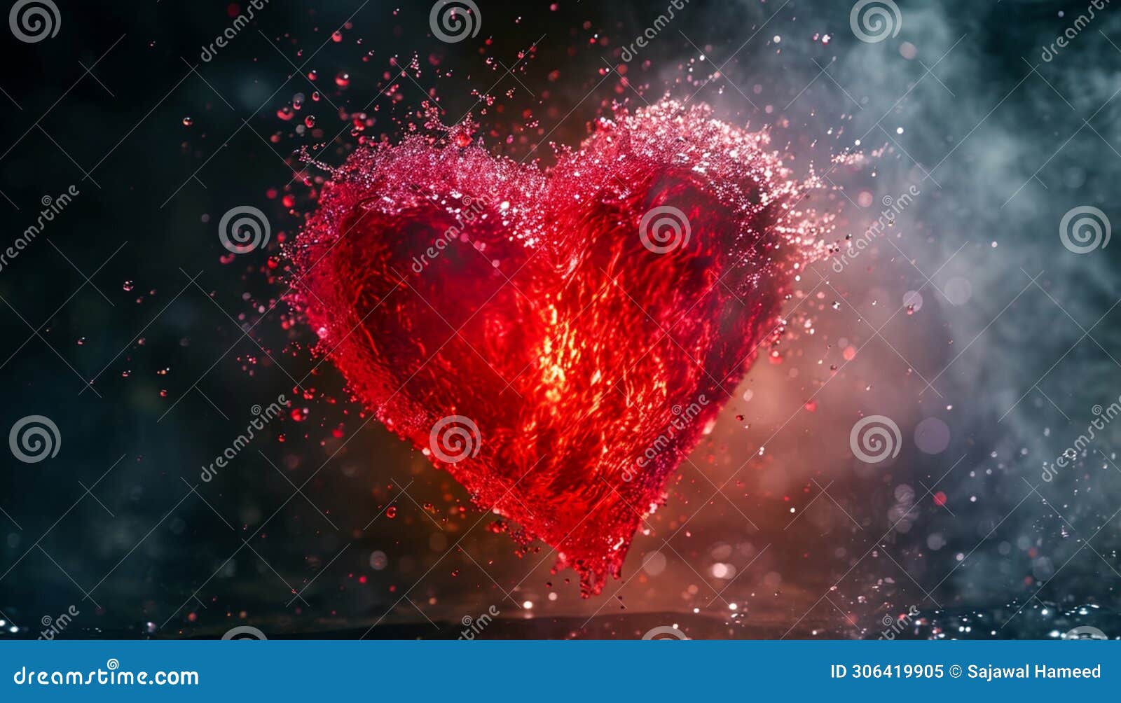 Beating Heart Emoji in a Rhythmic Motion, Stock Illustration ...