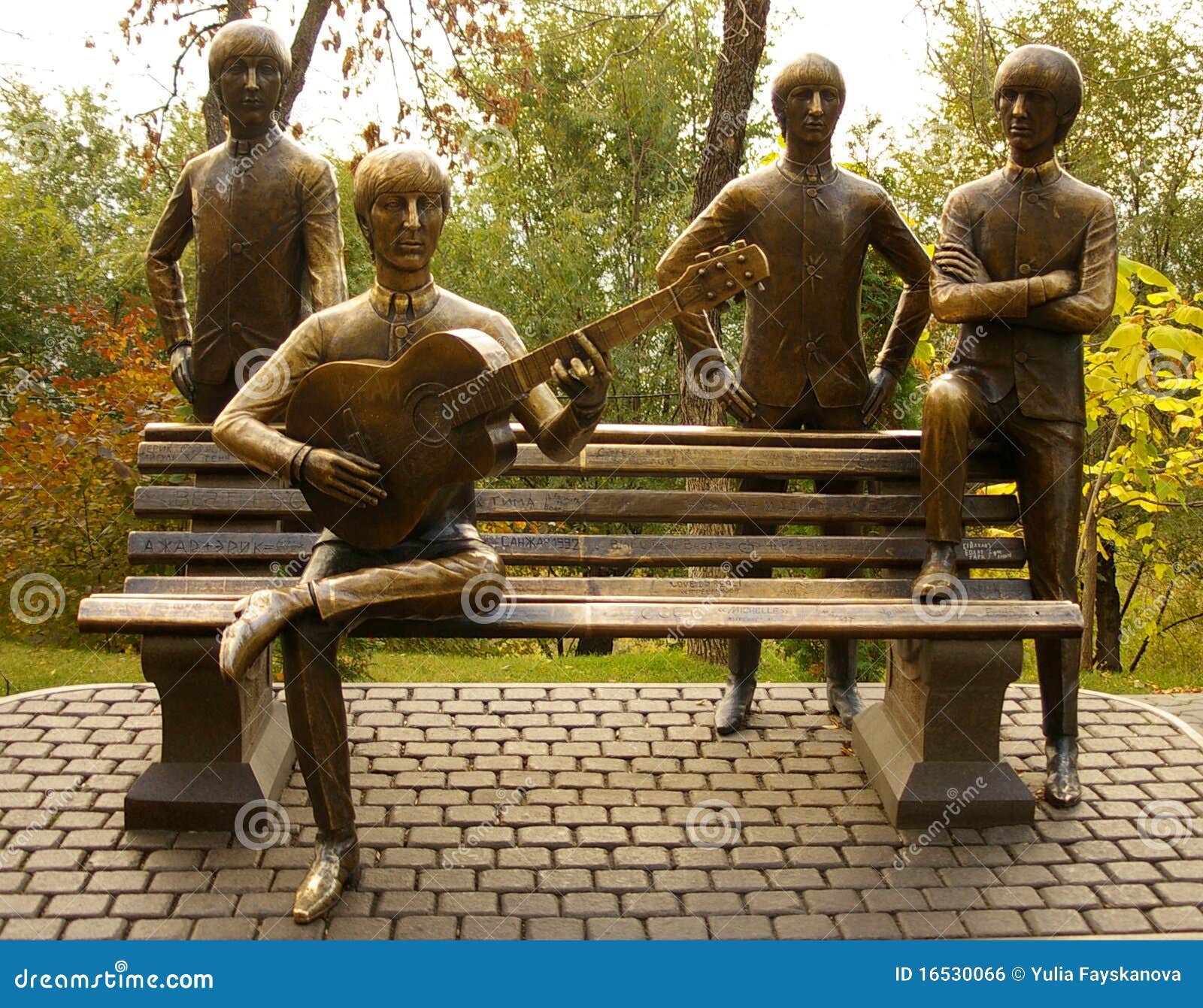 Beatles monument stock photo. Image of group, music, monument - 16530066