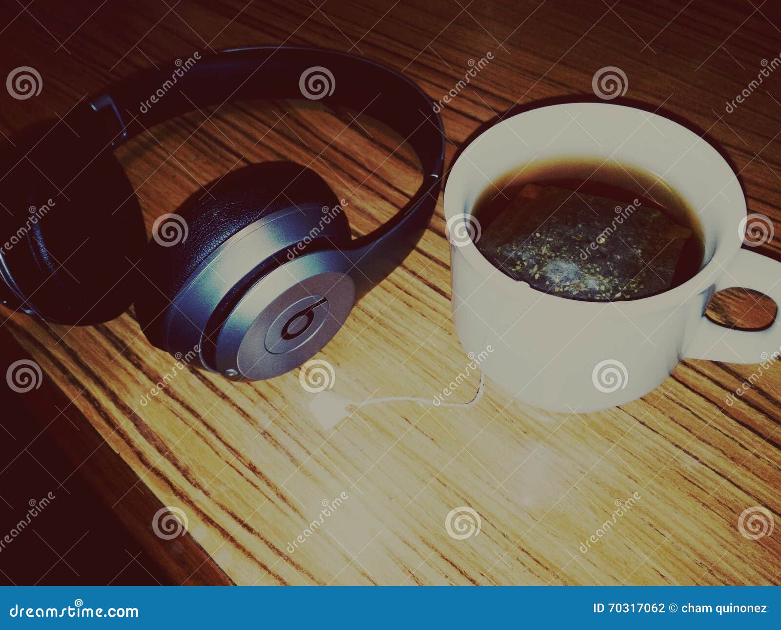 Beats and green tea editorial photography. Image of memmschi - 70317062