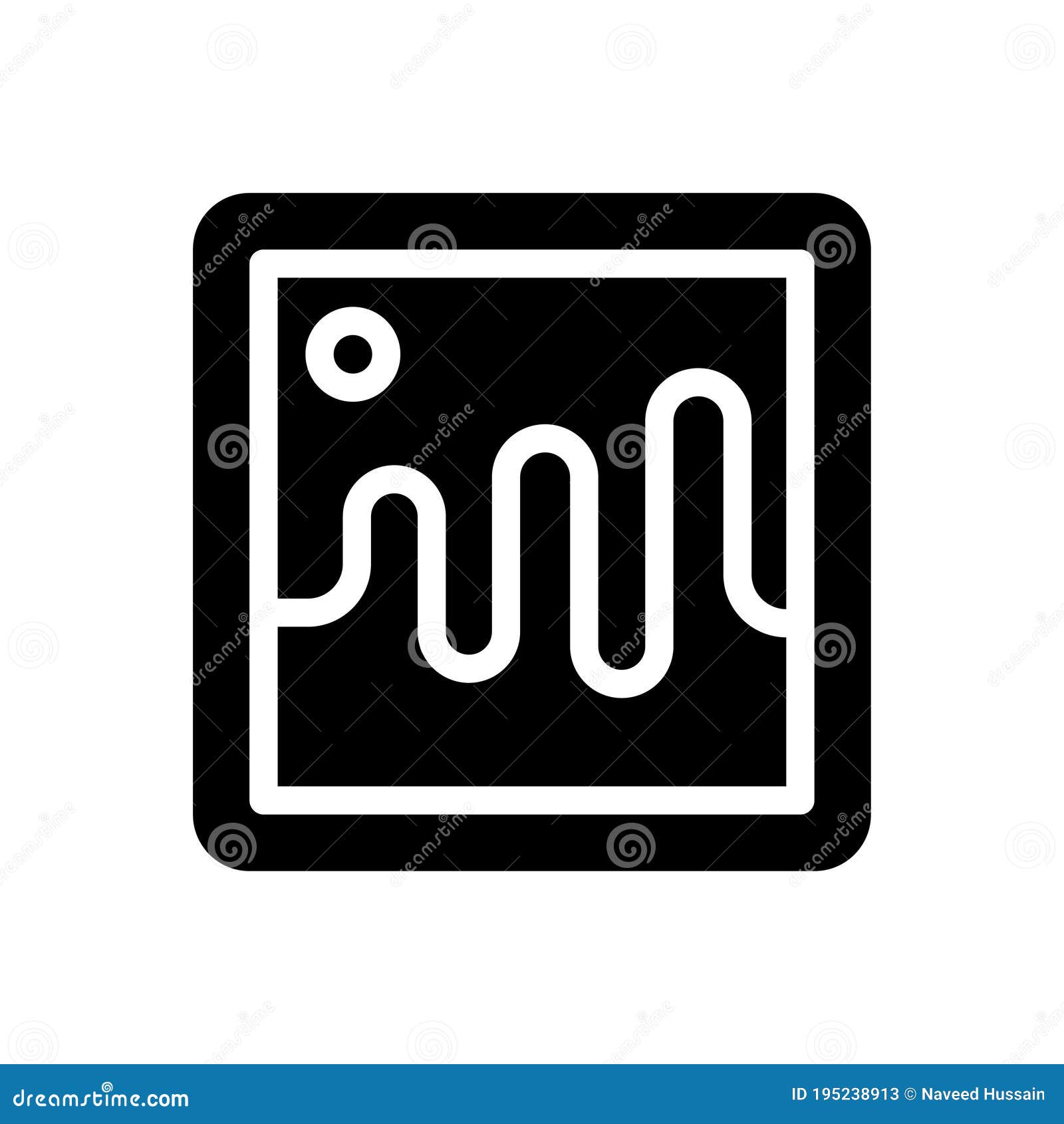 Beats Vector Glyph Flat Icon Stock Vector - Illustration of electric ...