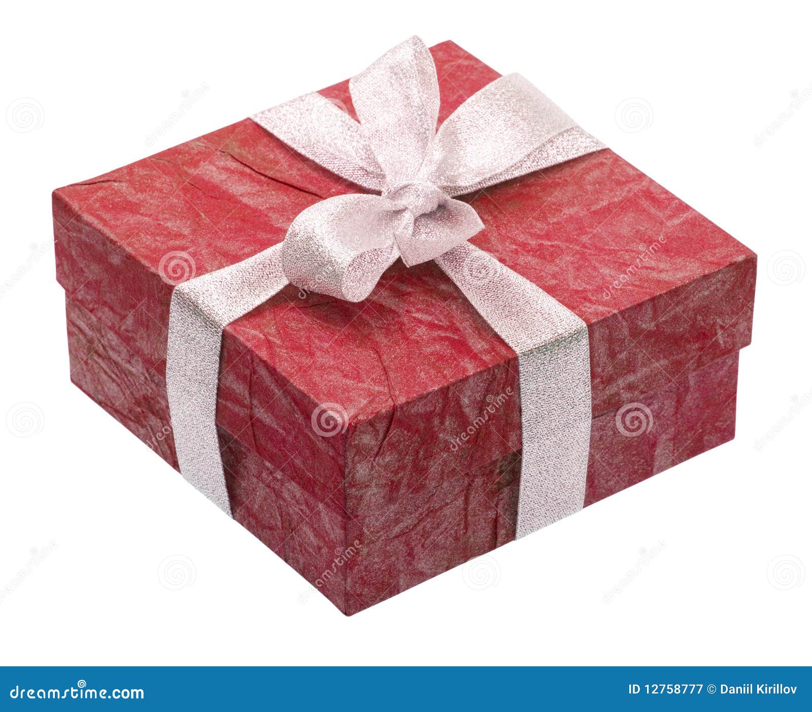 Beau Cadeau Rouge Sur Le Blanc Image stock - Image du rouge, module ...