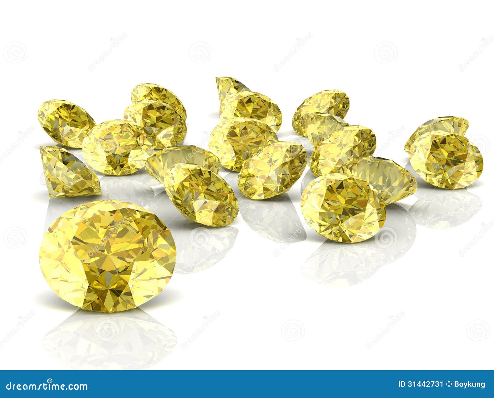 Beau diamant jaune illustration stock. Illustration du roman - 31442731
