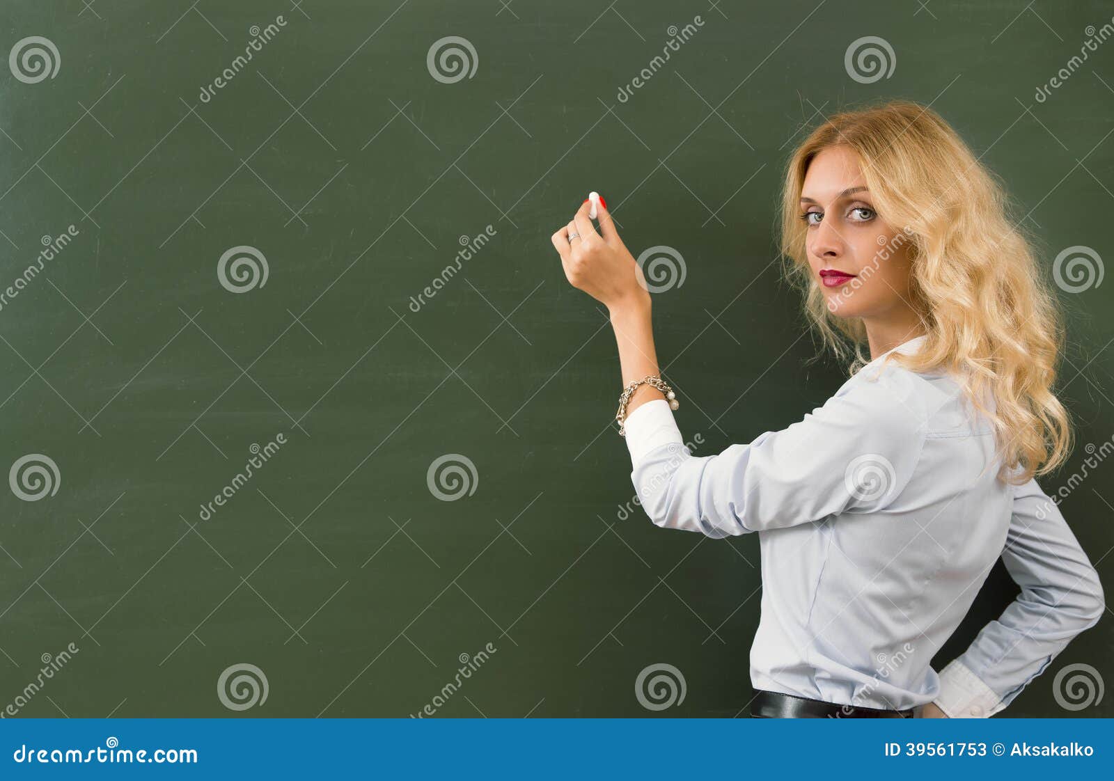 Beau jeune professeur image stock. Image du attrayant - 39561753