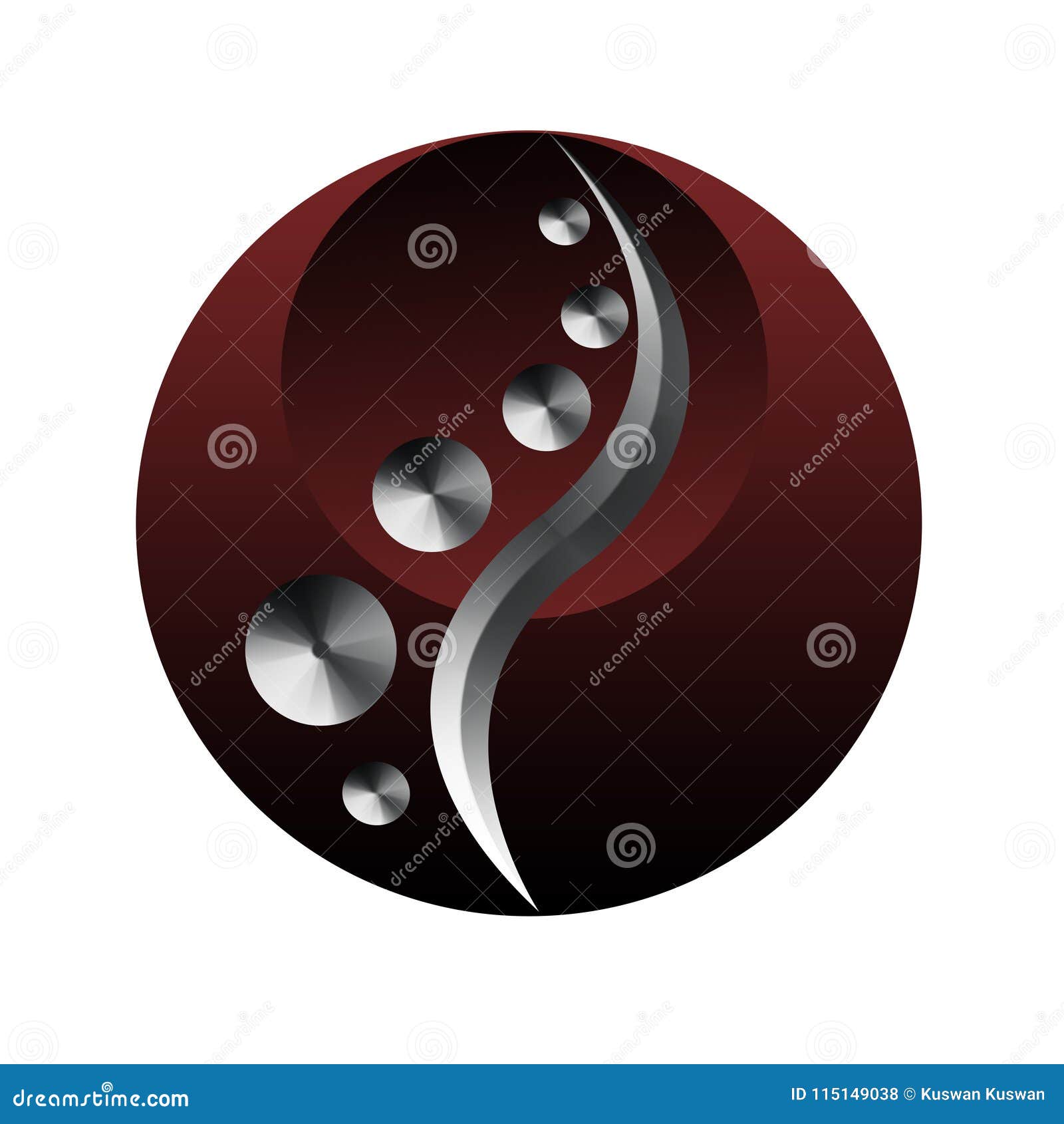 Beau Logo Gradient Silver Good Illustration Stock - Illustration du ...