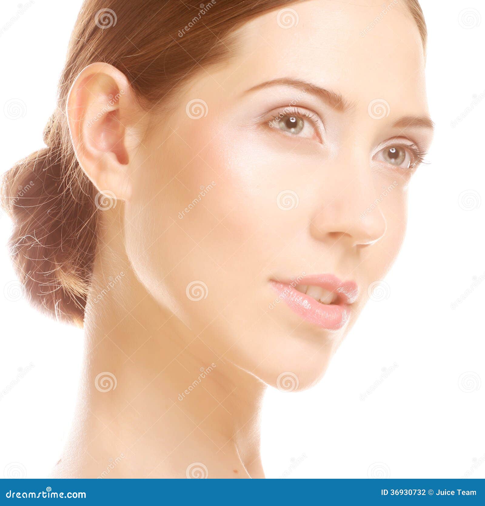 Beau visage de femme photo stock. Image du vivacité, bonheur - 36930732