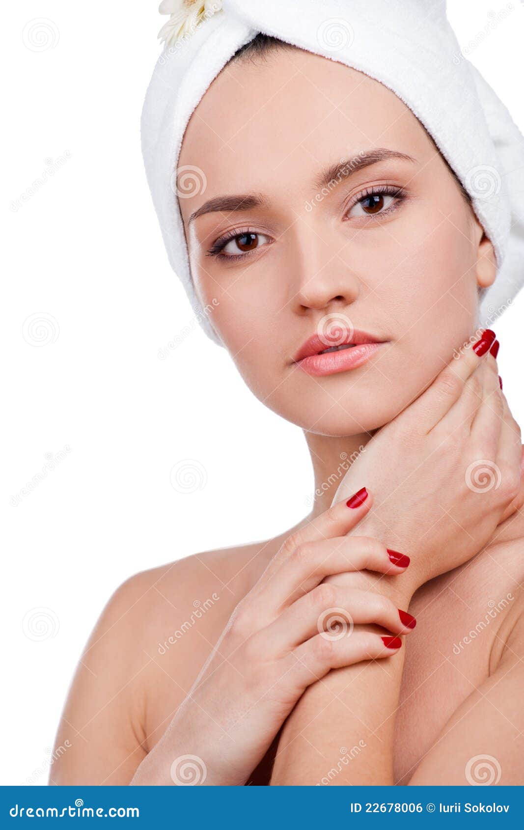 Beau visage propre photo stock. Image du normal, peau - 22678006