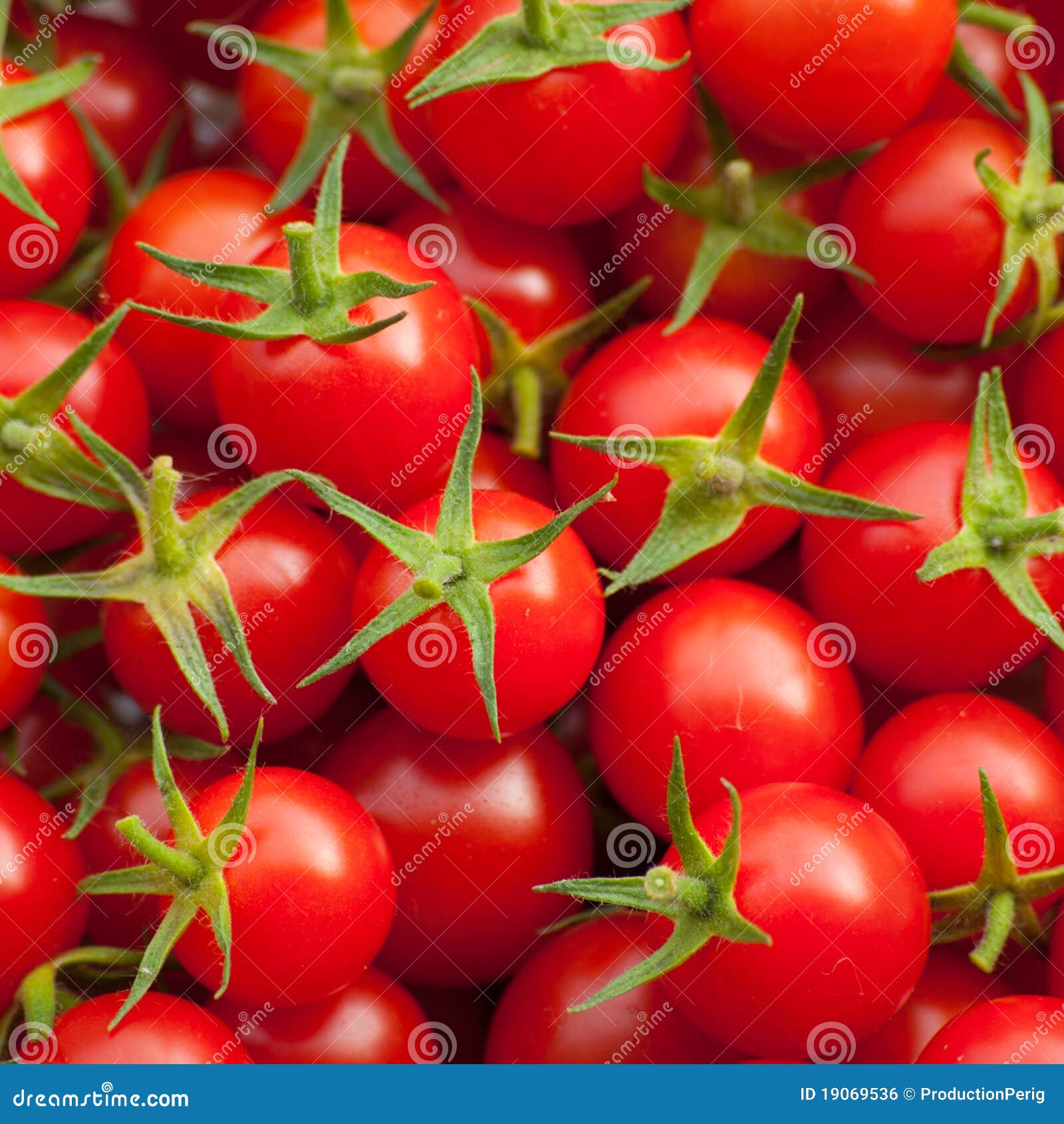 Beaucoup De Tomate-cerise Rouge Photo stock - Image du frais, multitude ...