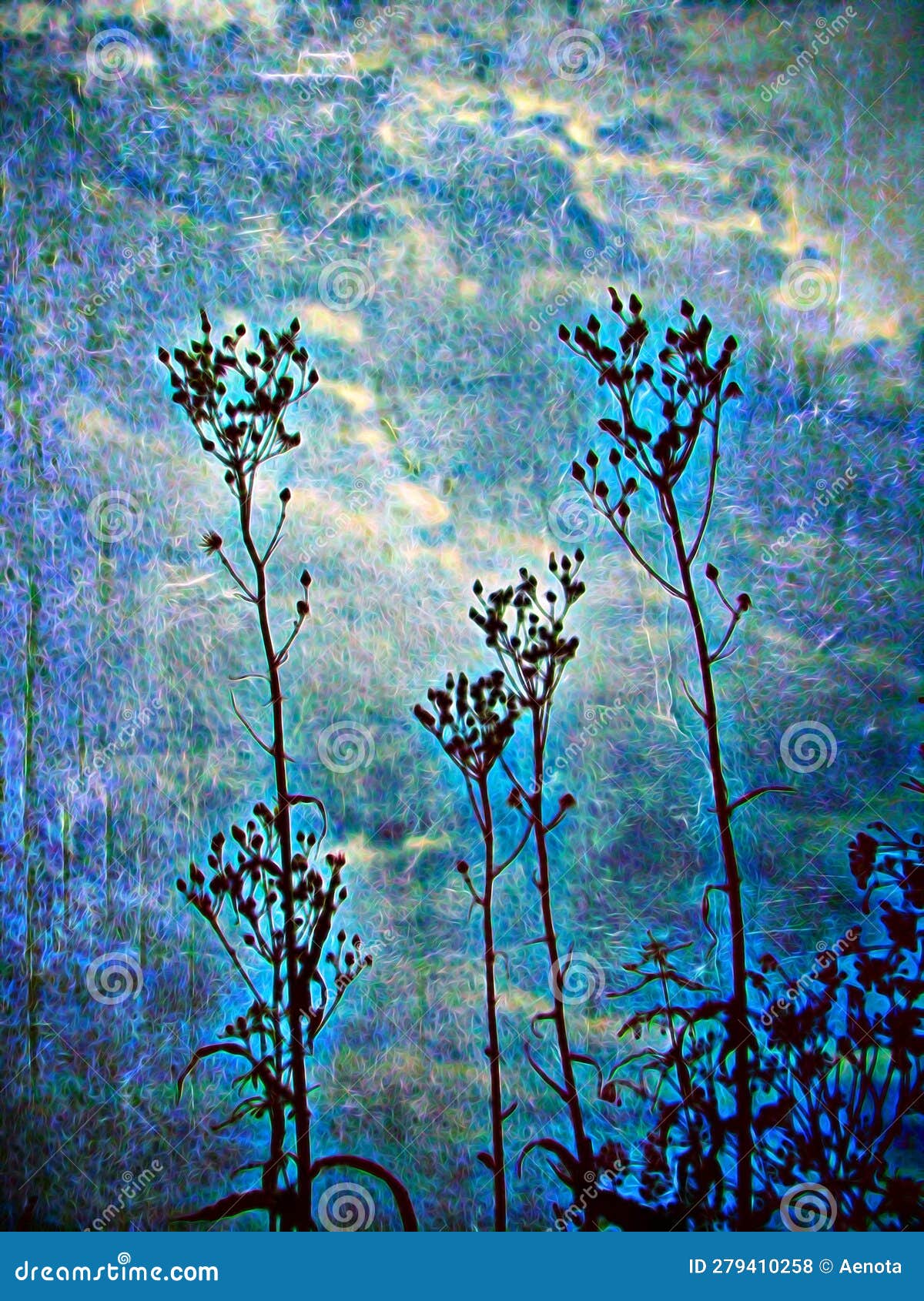 Beauiful Weed - Fractal High Dynamic Range Imaging Stock Illustration - Illustration of snapshot ...