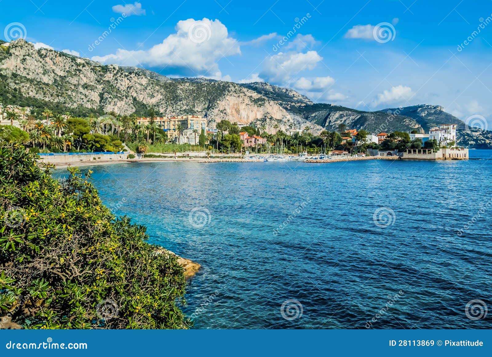 Beaulieu french riviera stock image. Image of french - 28113869