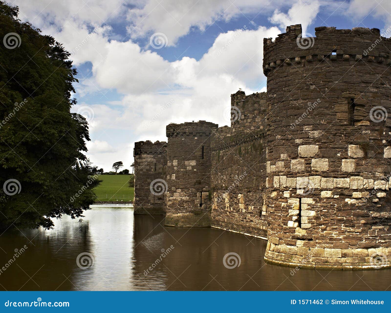 Beaumaris Castle stock photo. Image of anglesey, wales - 1571462
