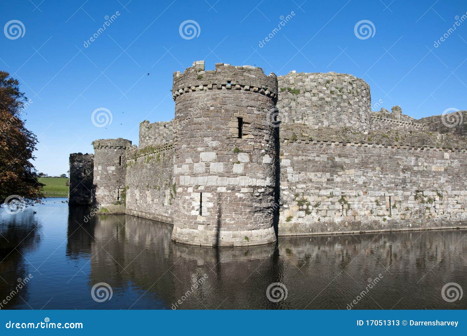 Beaumaris Castle Is An Unfinished Welsh Medieval Castle From The Turn ...