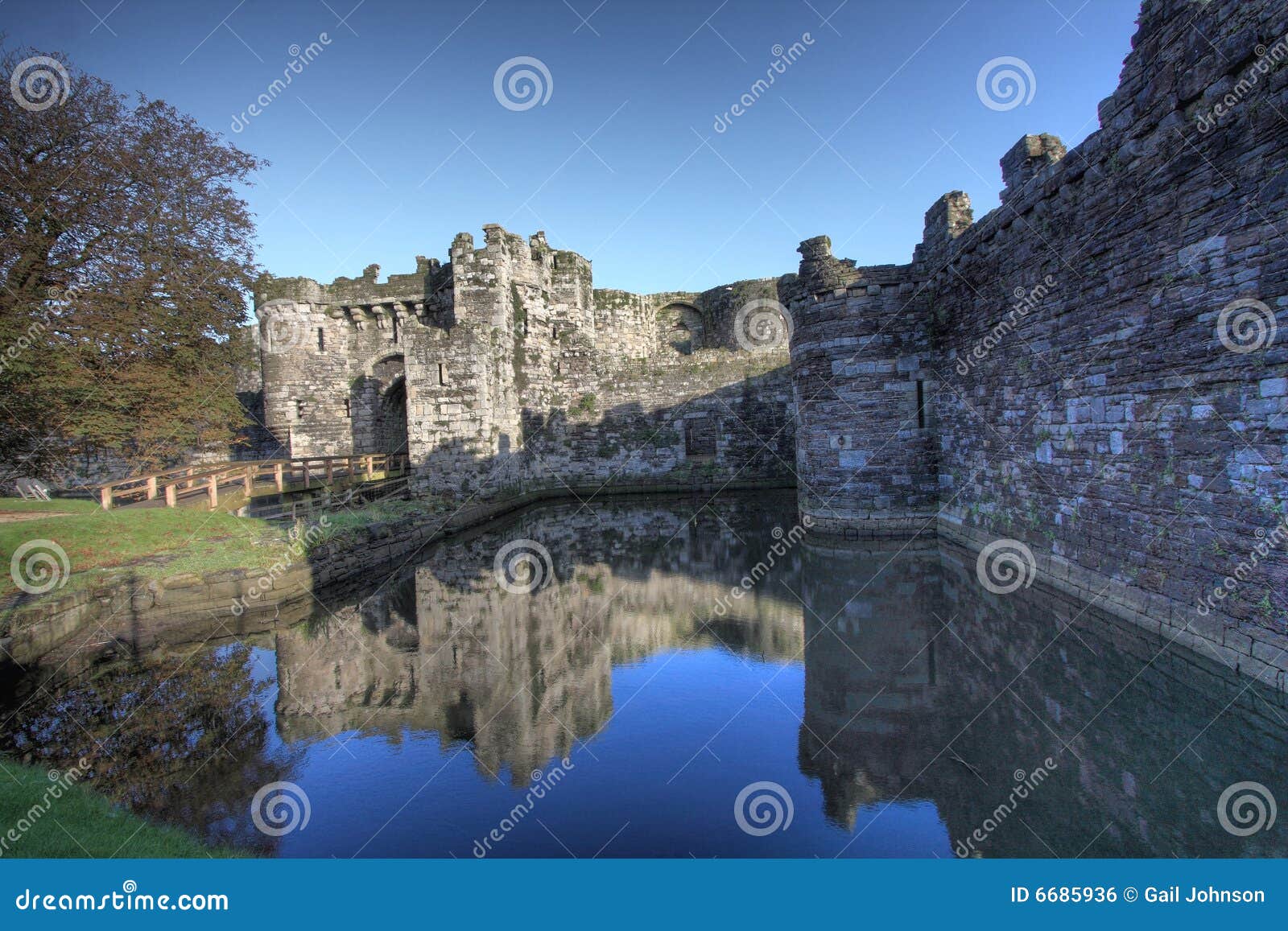 Beaumaris castle stock photo. Image of great, fortress - 6685936