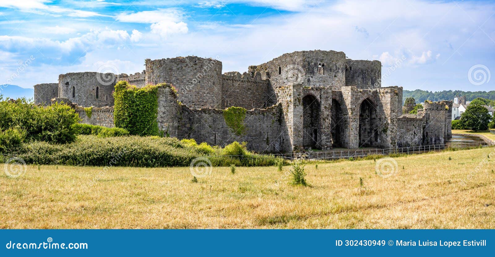 Beaumaris Castle in Anglesey Island, Wales Stock Image - Image of ...