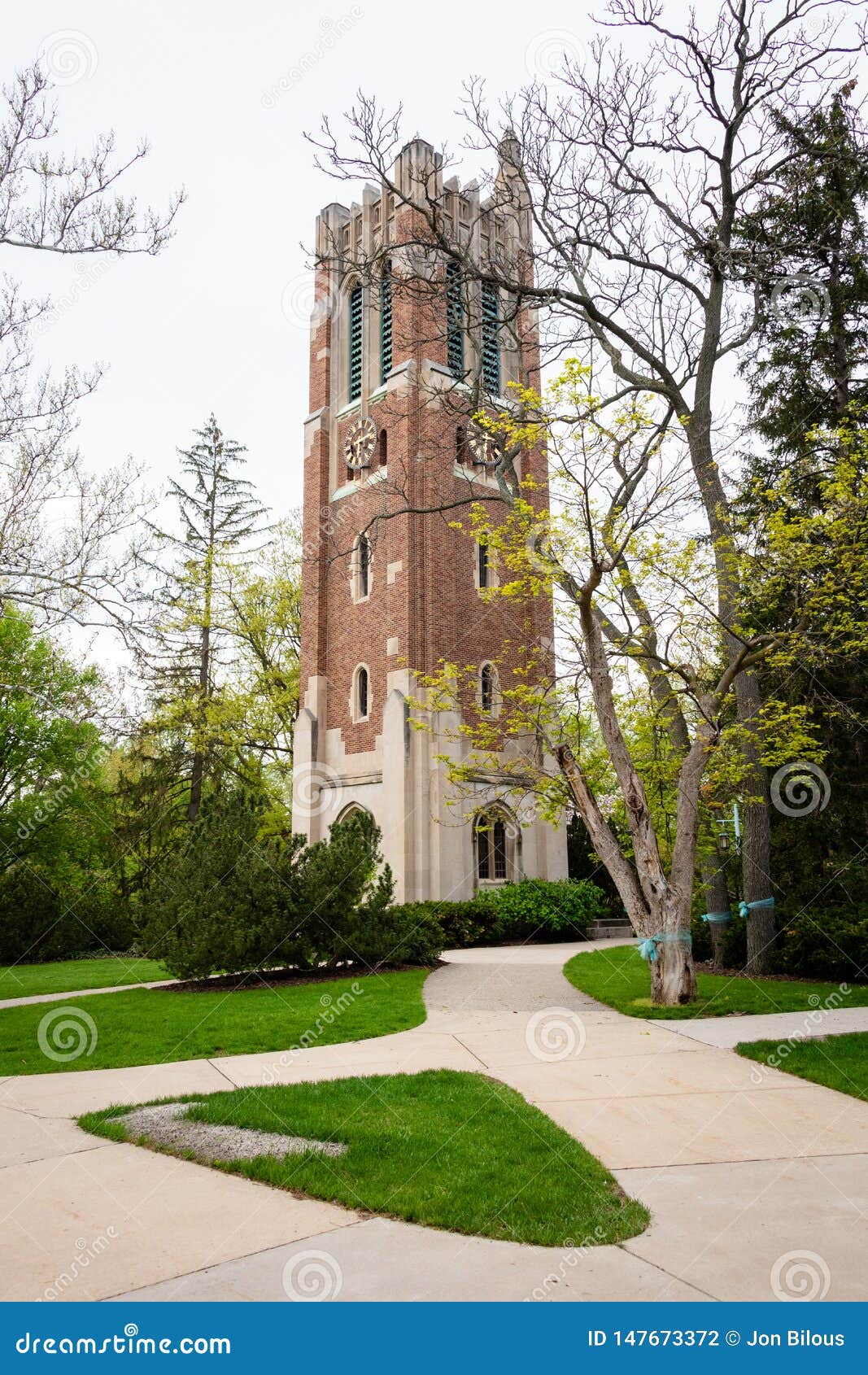 The Beaumont Tower at Michigan State University in East Lansing ...