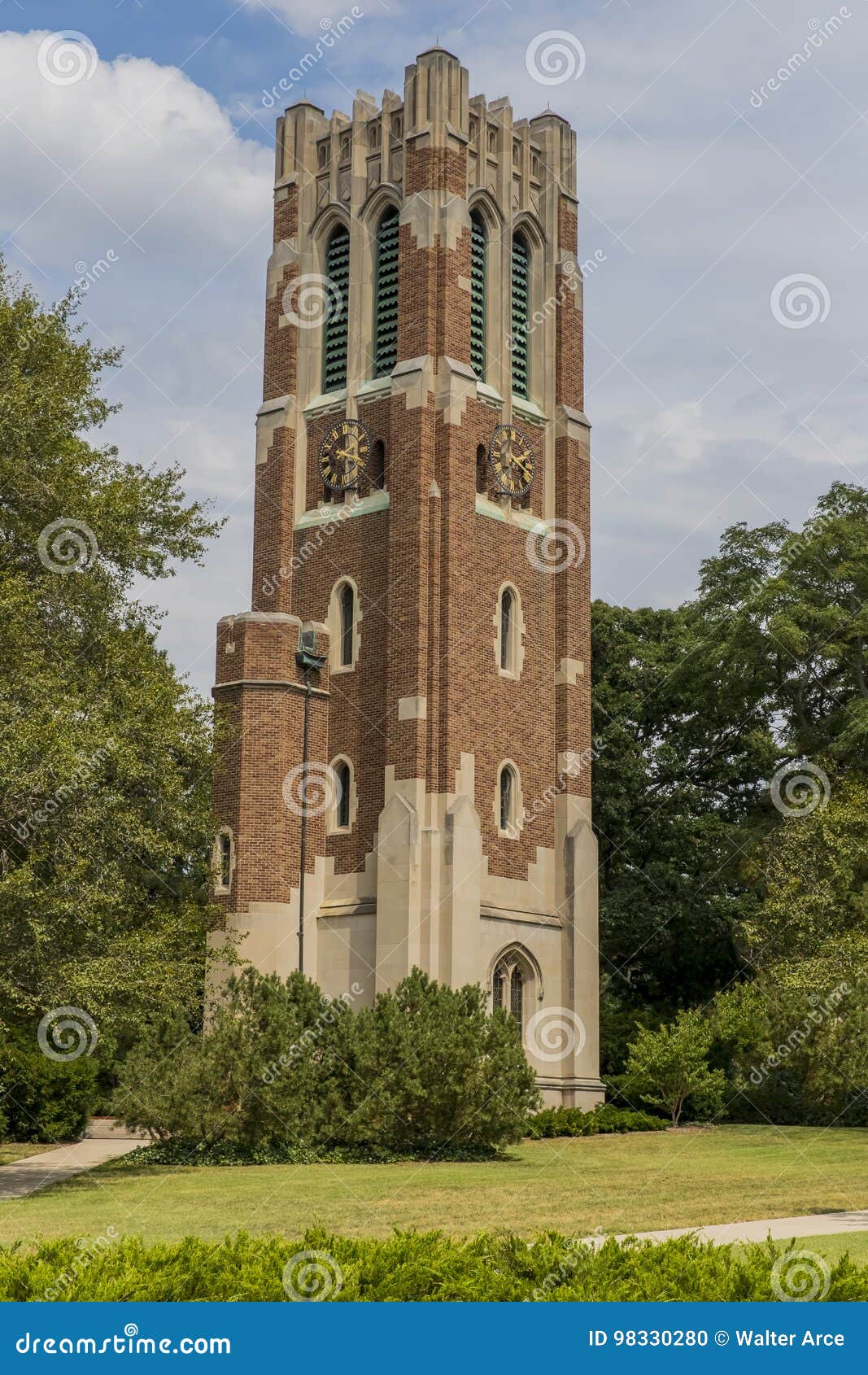 Beaumont Tower at Michigan State University Editorial Image - Image of ...