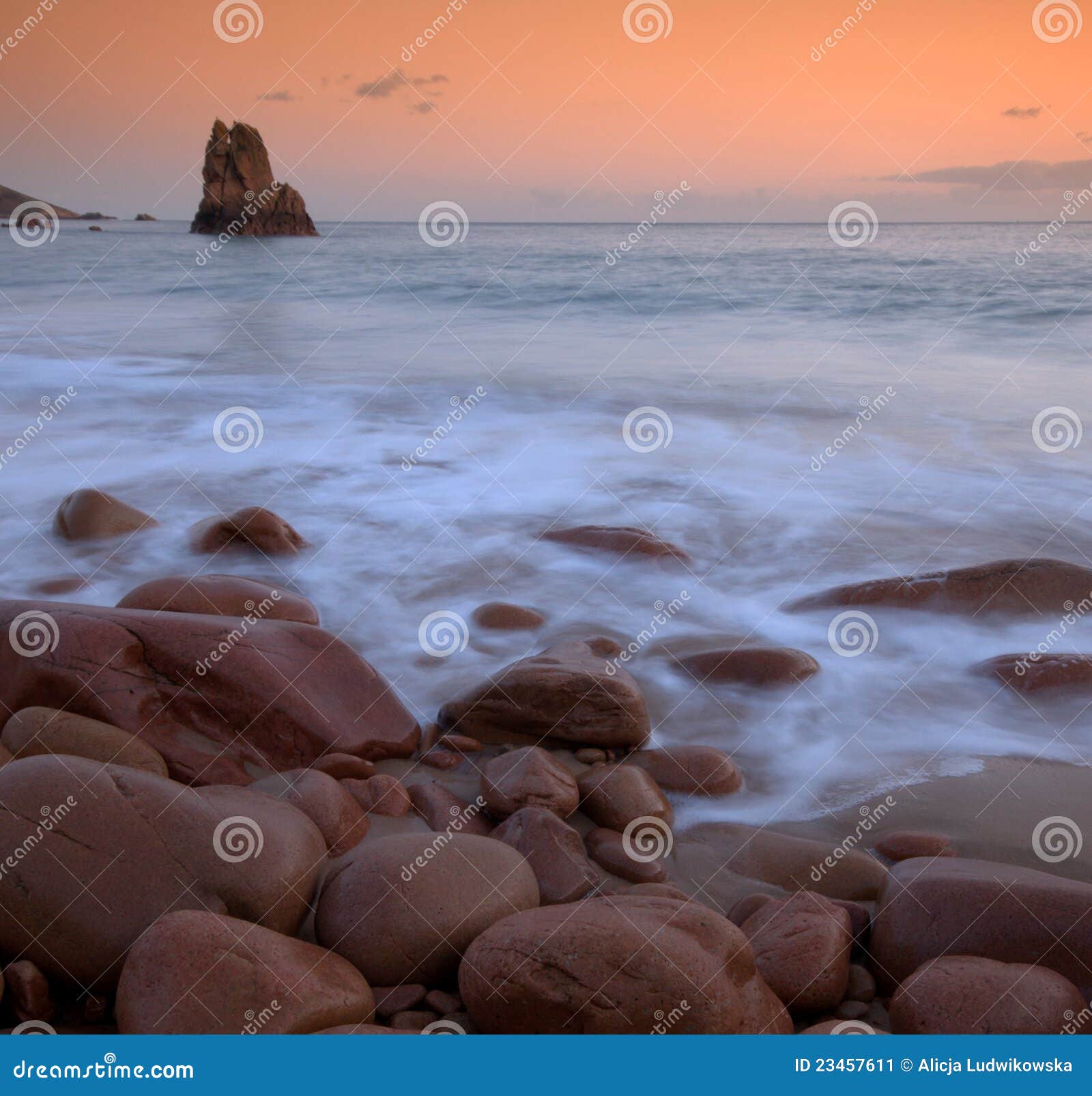 Beauport Beach in Jersey stock image. Image of water - 23457611