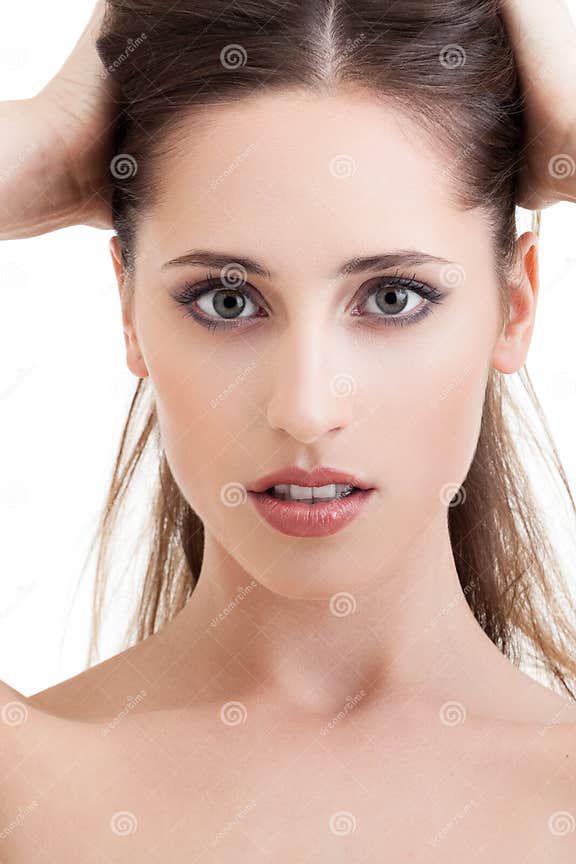 Beauté pure photo stock. Image du beauté, mignon, cosmétiques - 25414356