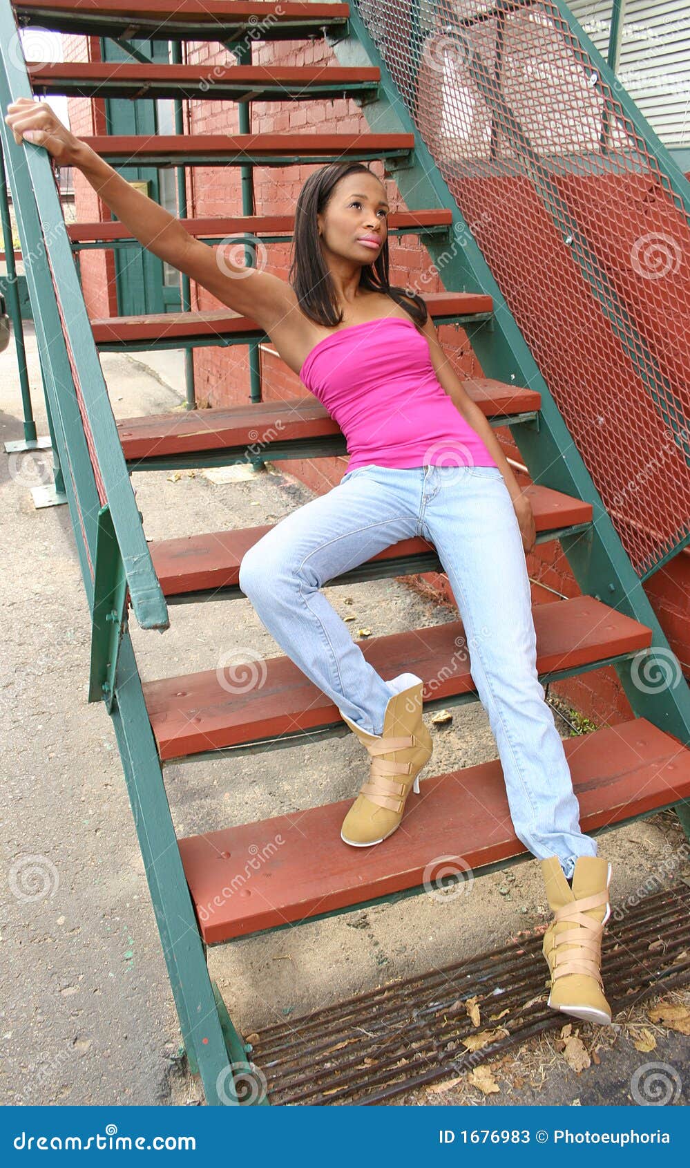 Beautiful 21 Year Old Woman Stock Image Image Of Outdoors Casual 1676983