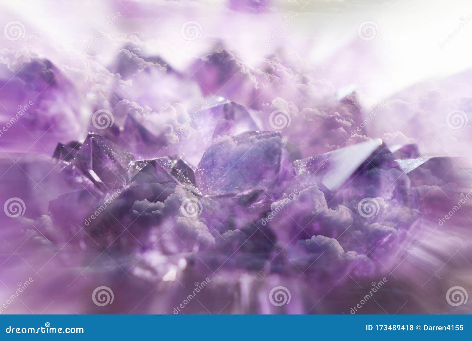 Beautiful Abstract Amethyst Crystal Art Stock Photo - Image of isolated ...
