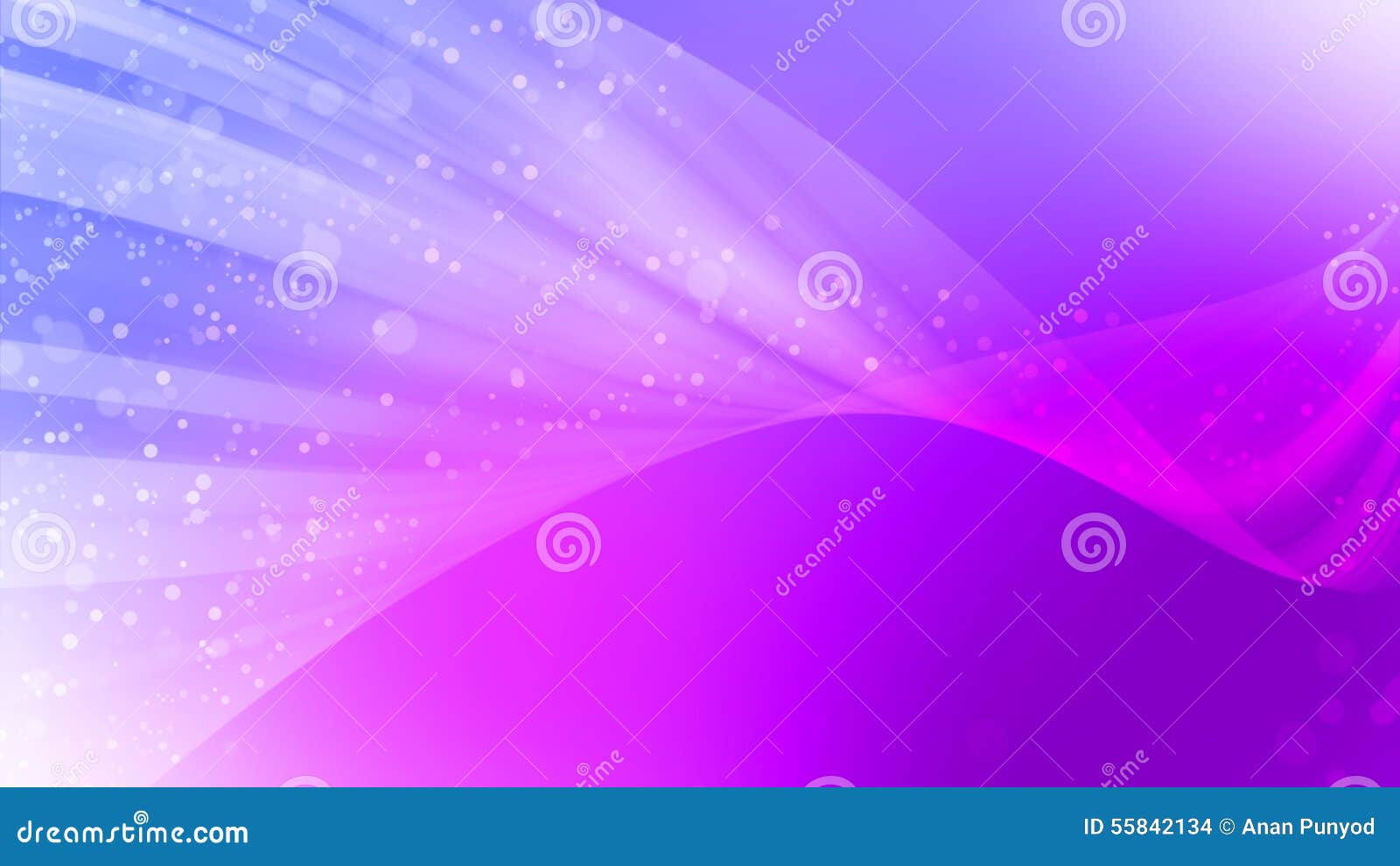 Beautiful Abstract Background, Purple Tone and Bokeh Wave Light Stock ...