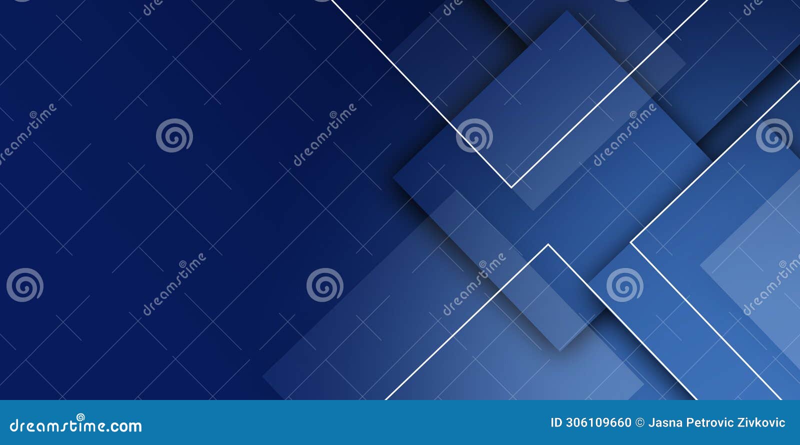 Abstract Banner Design with Blue Geometric Background. Abstract Graphic ...