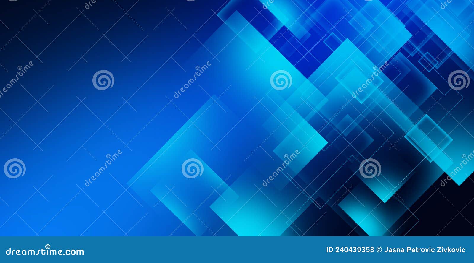 Abstract Blue Background with Square Shapes. Blue Abstract Rounded Square Tech Background Stock ...