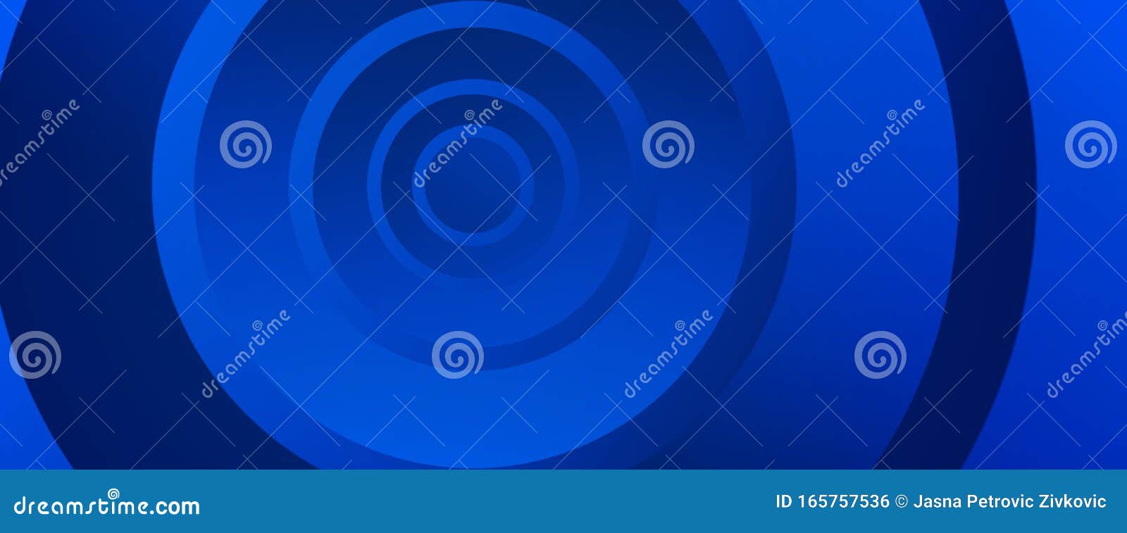 Abstract Blue Color Gradient Circle Design Background Stock ...