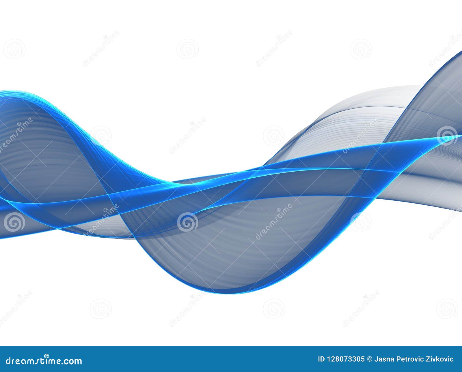 Abstract Blue Flow Background Stock Illustration - Illustration of ...