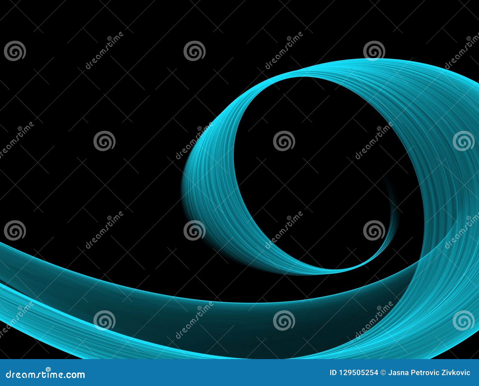 Abstract Blue Flow Wave Background Stock Illustration - Illustration of ...