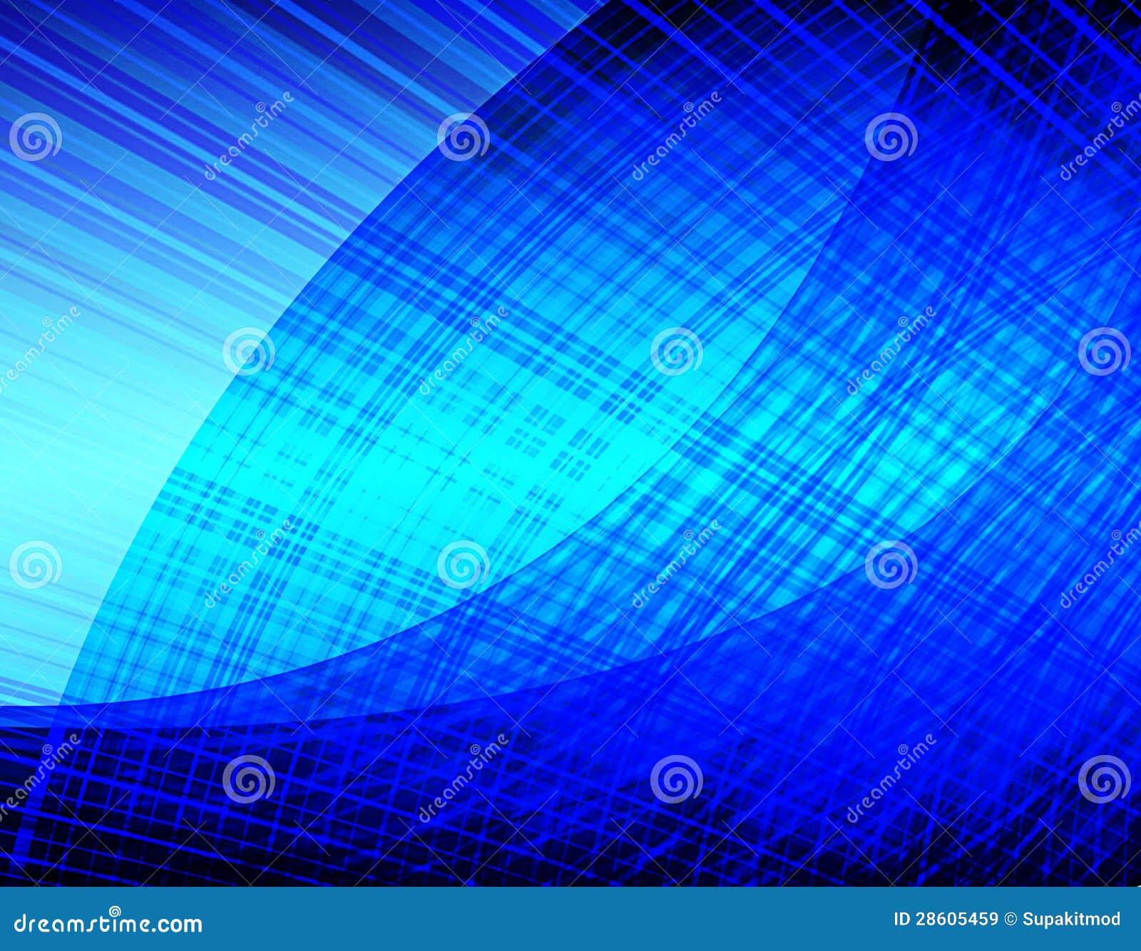 Beautiful Abstract of Blue Line Color Stock Illustration - Illustration ...