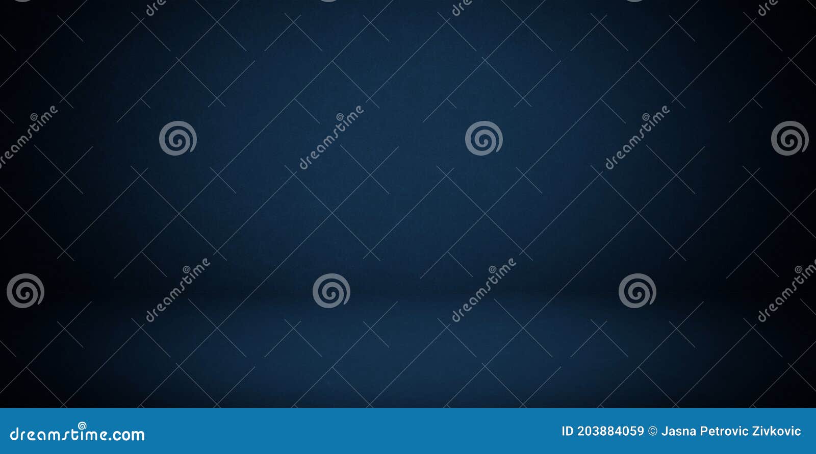 Abstract Blue Studio Background or Backdrop Room Light Box Stock ...