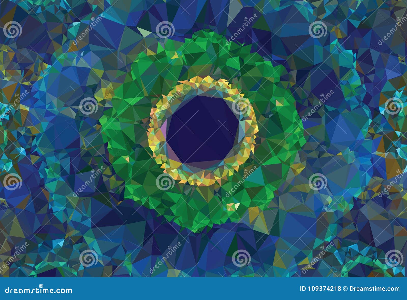Beautiful Abstract Blue Vector Background. Stock Vector - Illustration ...