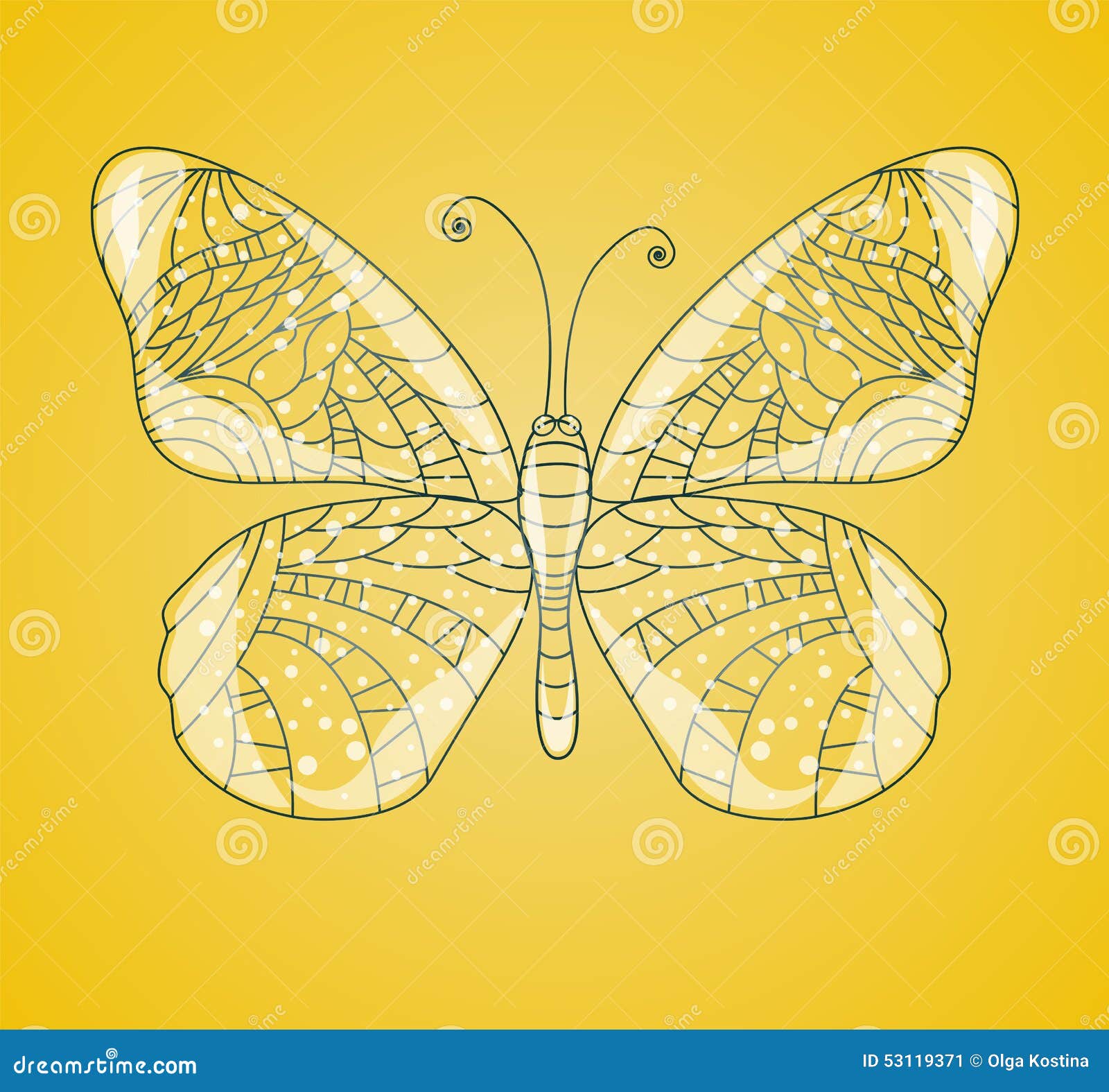 Beautiful Abstract Butterfly. Stock Vector - Illustration of design ...