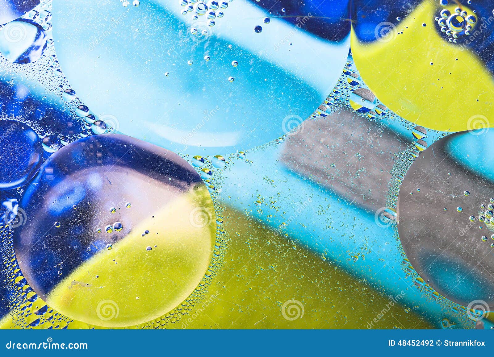 Beautiful Abstract Colorful Background, Oil on Water Surface Stock ...