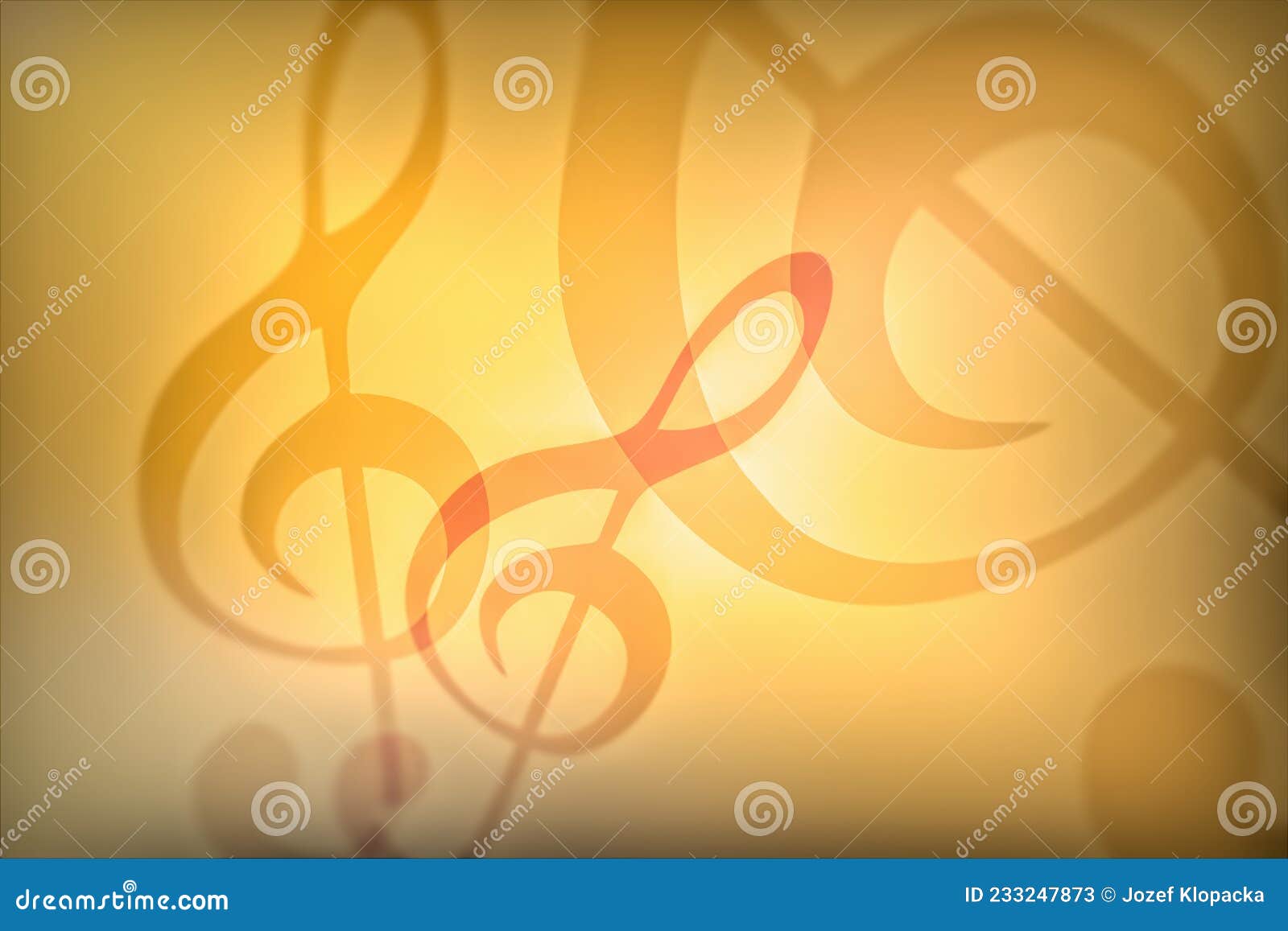 Beautiful Abstract Colorful Collage with Music Notes. Stock Image ...
